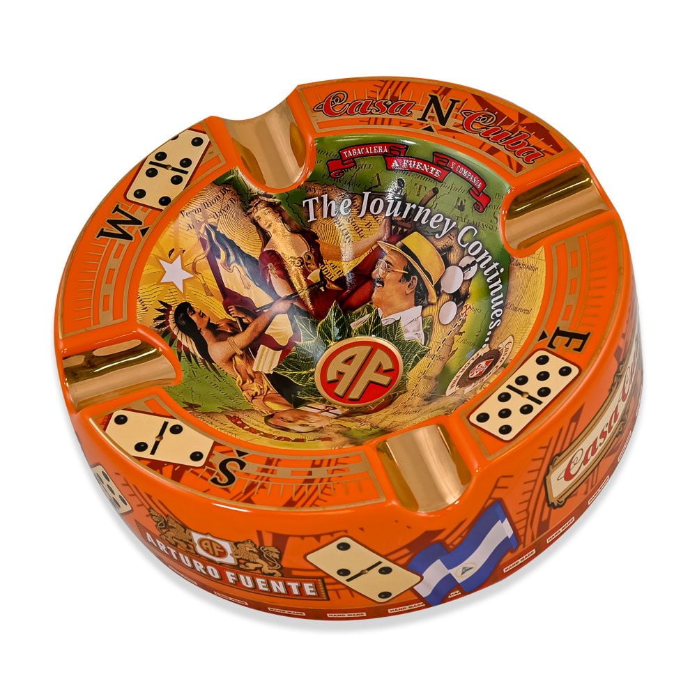 Arturo Fuente Porcelain Cigar Ashtray "Casa Cuba" - Orange - Walmart.com