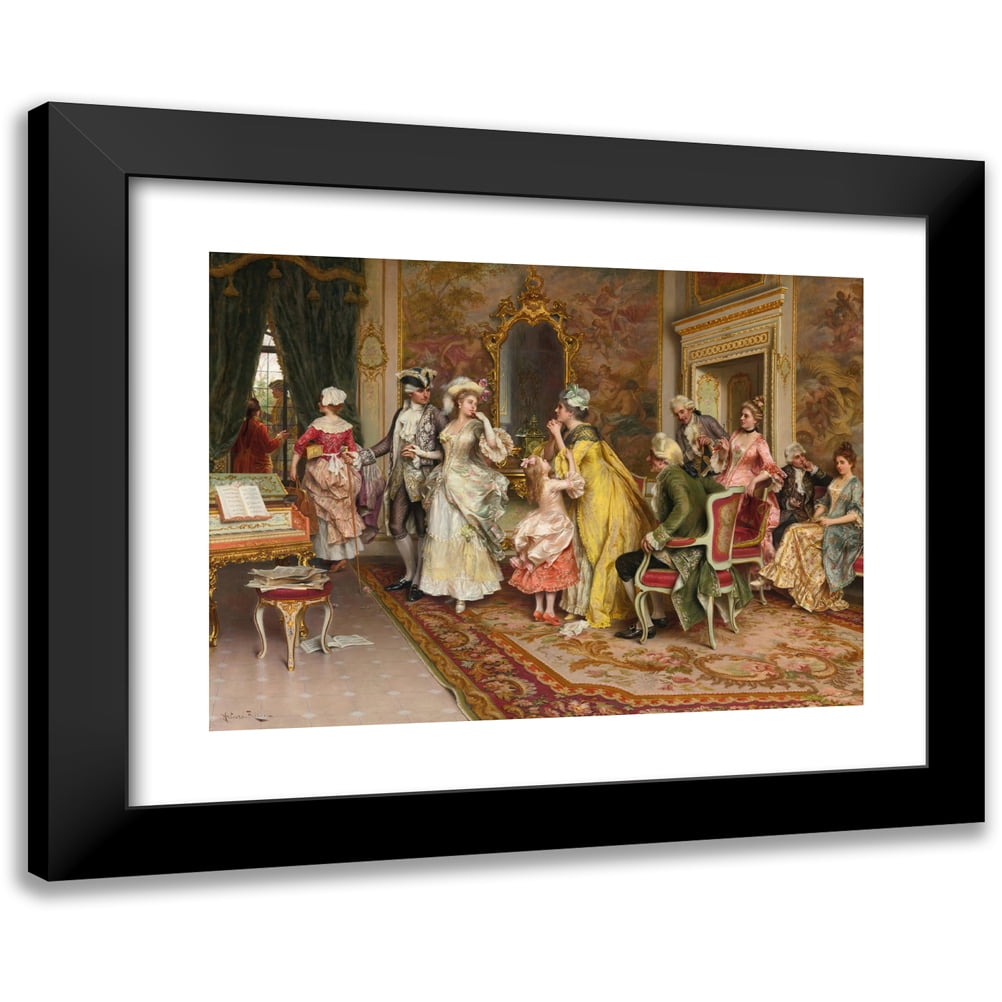 Arturo Ricci 18x14 Black Modern Framed Museum Art Print Titled ...