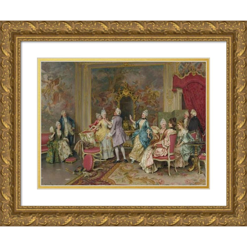 Arturo Ricci 24x19 Gold Ornate Framed and Double Matted Museum Art ...