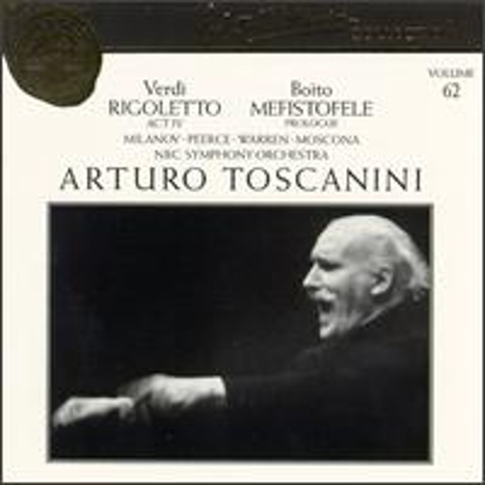 Pre-Owned Arturo Toscanini Collection, Vol. 62: Arrigo Boito, Giuseppe ...