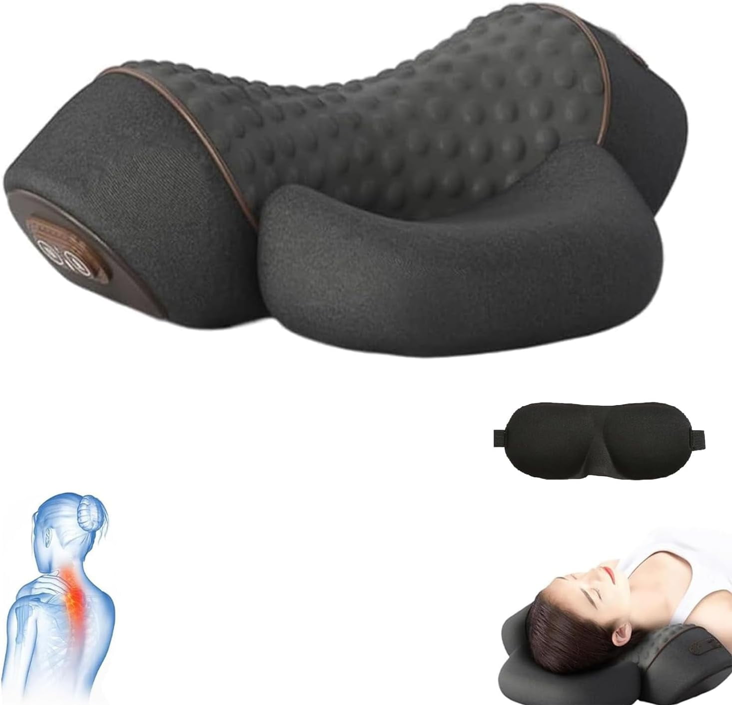 Artuvate Neck Massager, Fisio Rest 3 in 1 Neck Massager, Neck Pillows ...