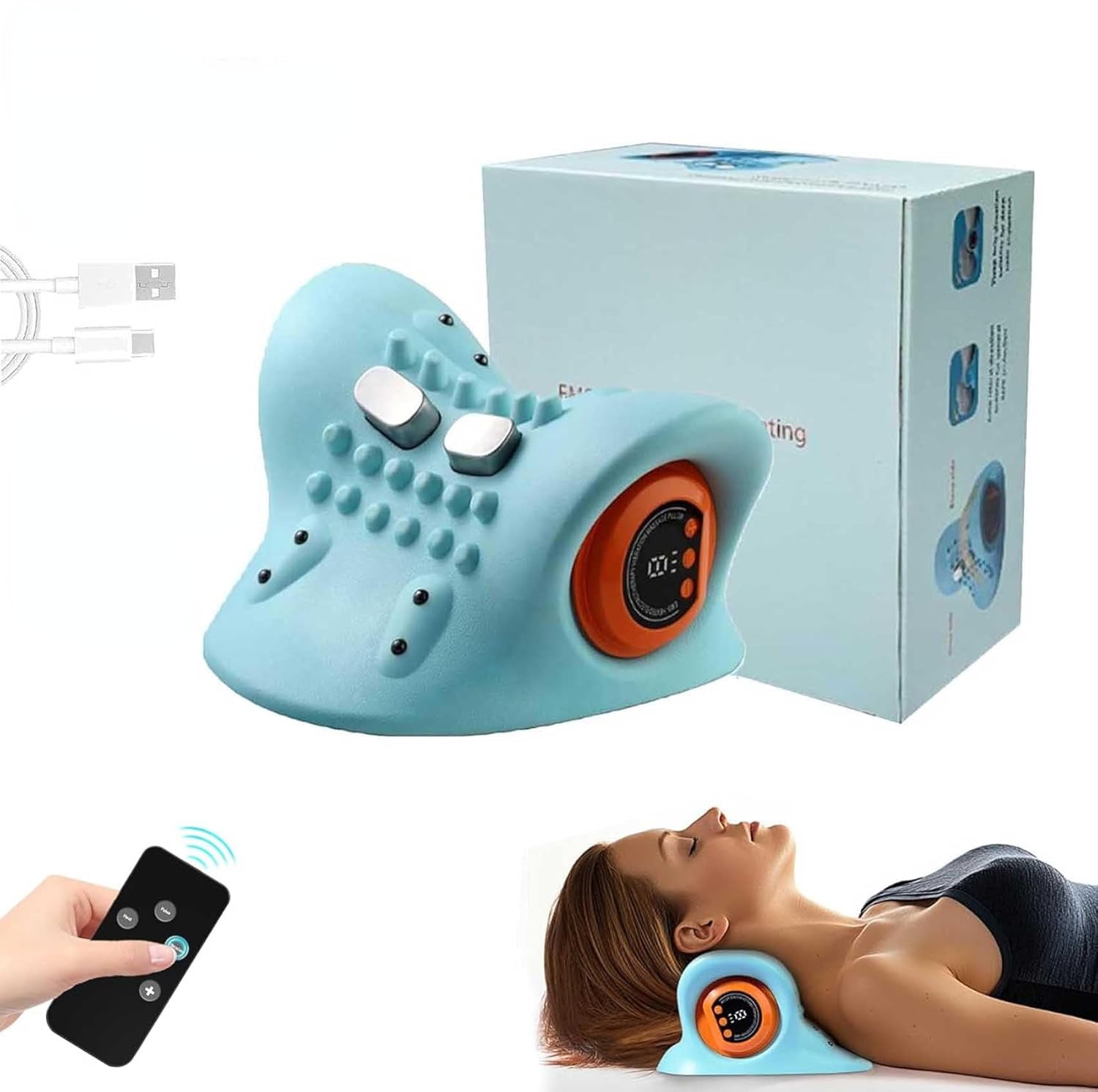Artuvate Neck Massager,Fisiorest Pro The 5-in-1 Neck Massager,4d ...