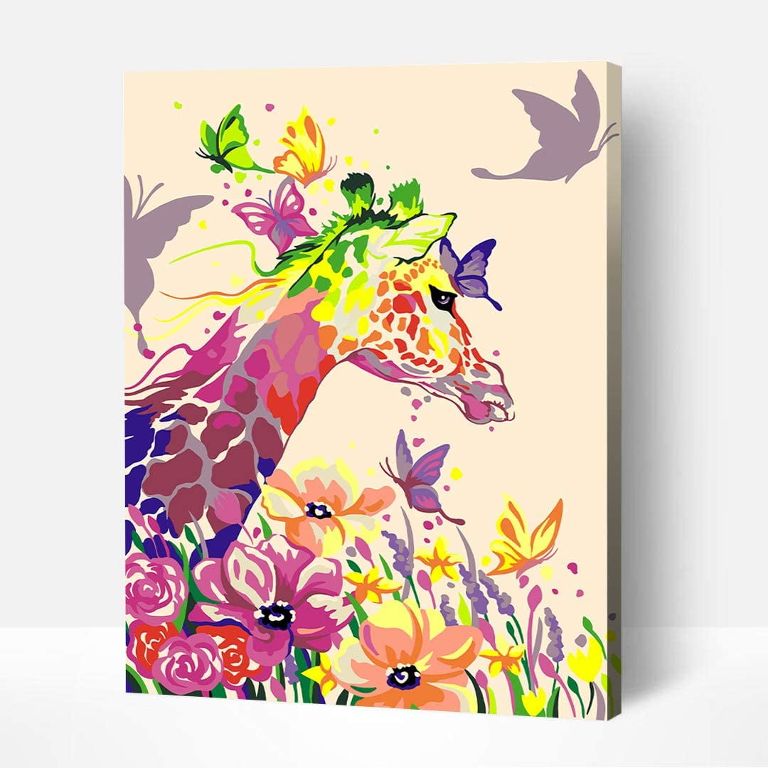 Artwille DIY Paint by Numbers for Adults and Kids - Giraffe dreamer - Walmart.com