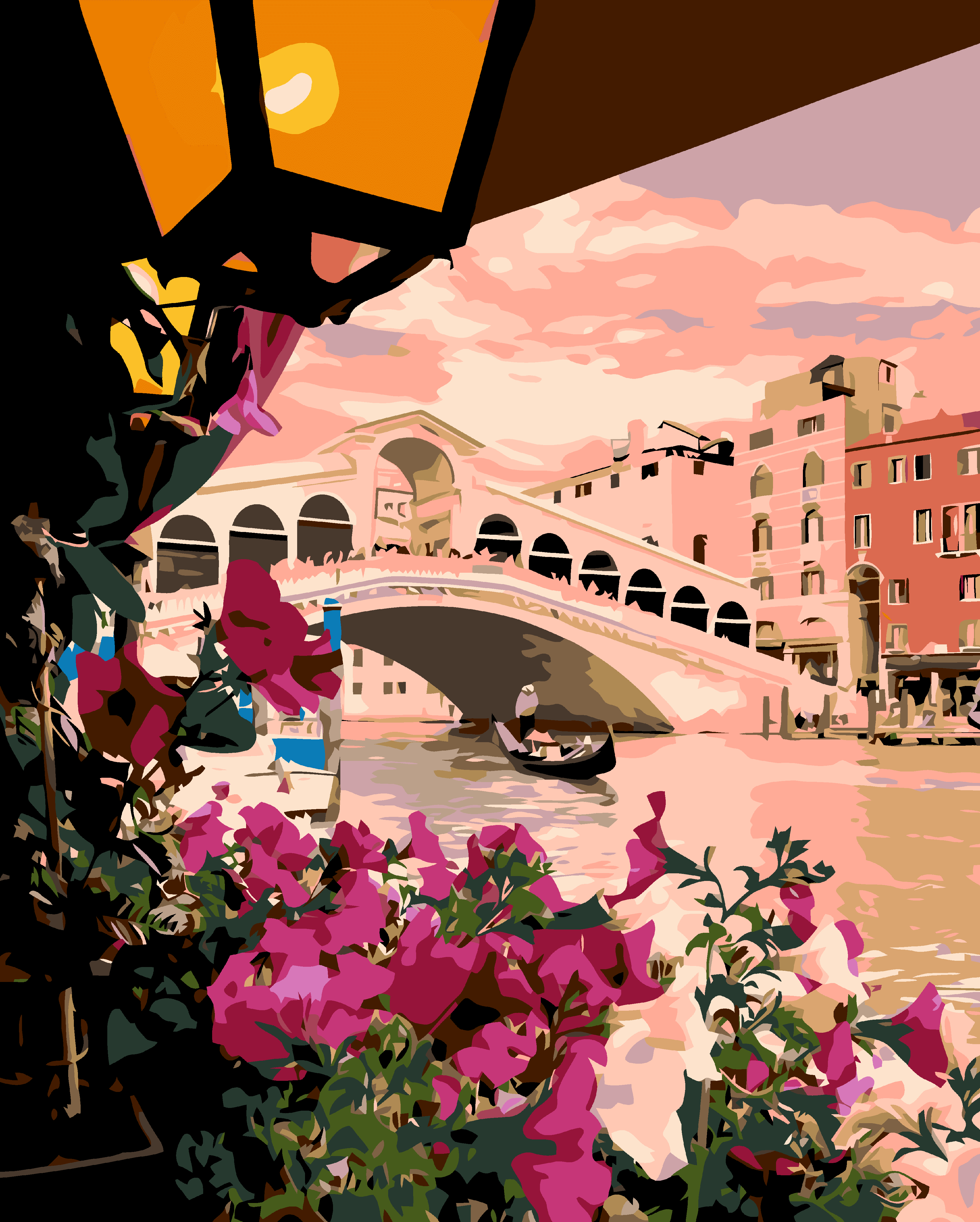 Artwille DIY Paint by Numbers for Adults and Kids - Romantic Venice - Walmart.com