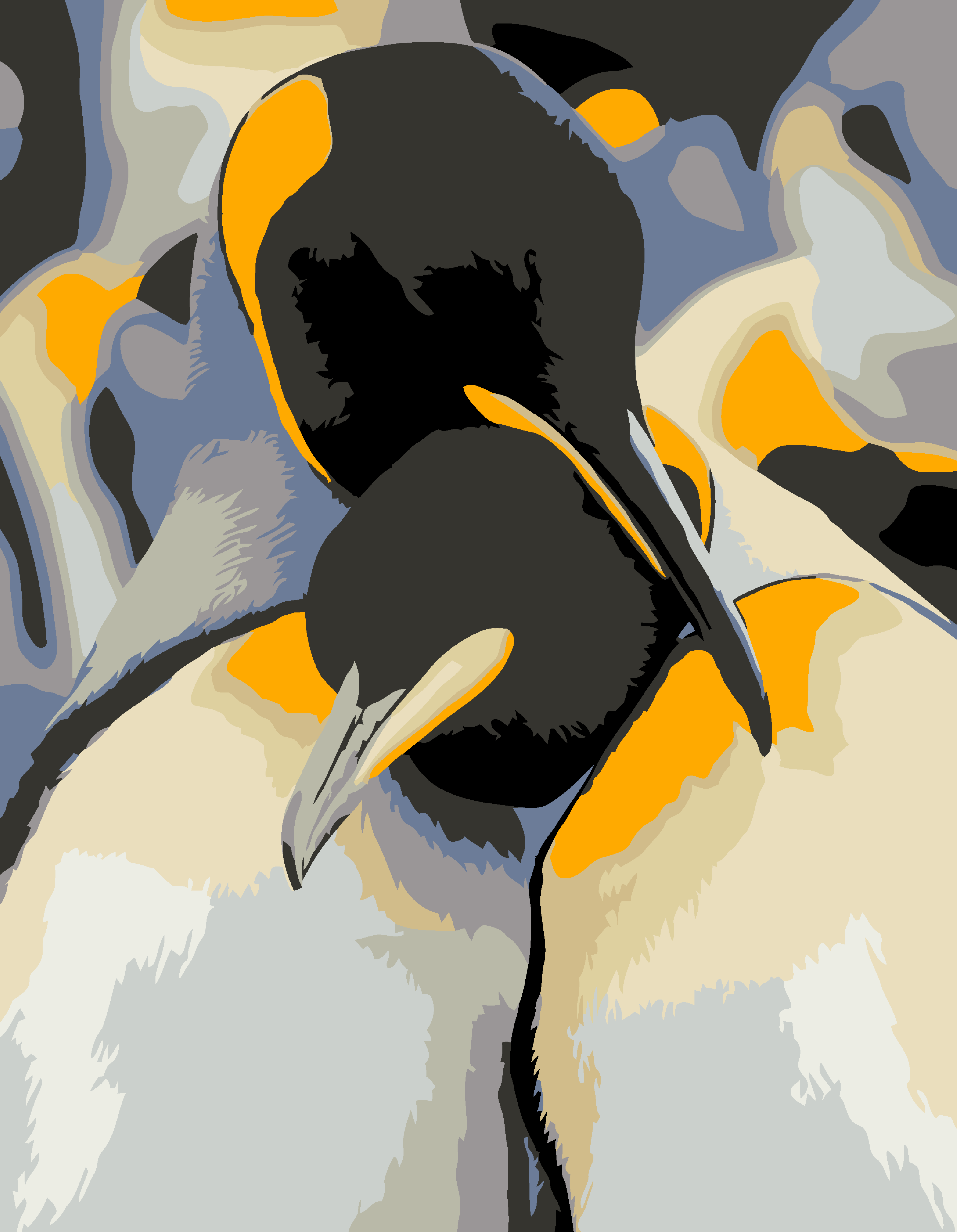 Artwille DIY Paint by Numbers for Adults and Kids - Two Penguins ...