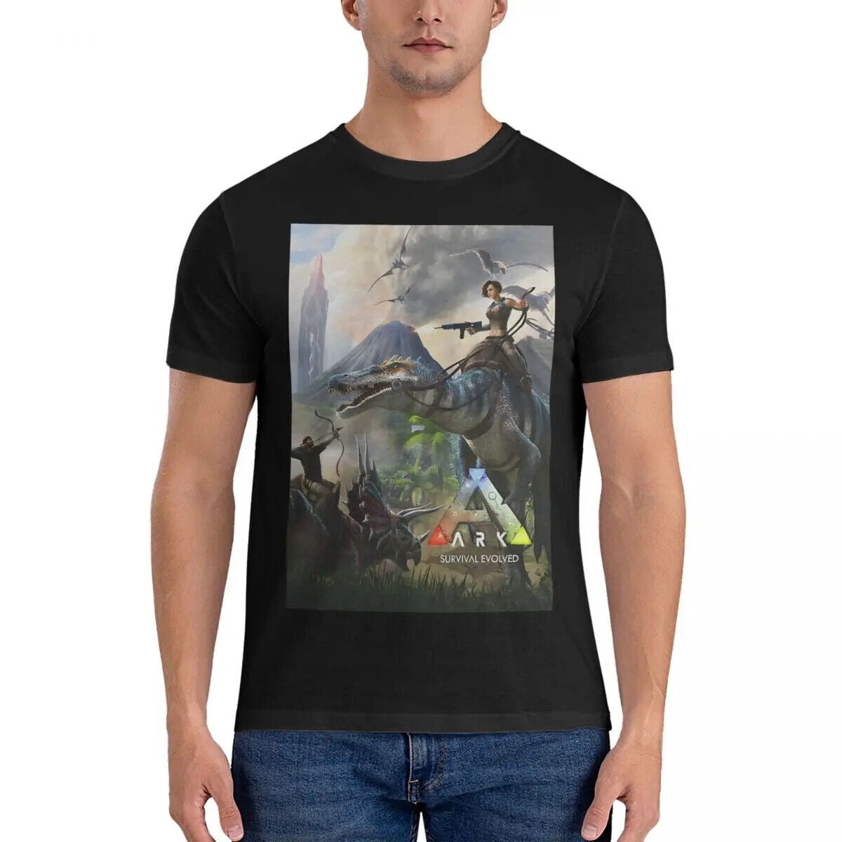 Artwork Gaming New T Shirt Ark Survival Evolved Game 100% Cotton ...