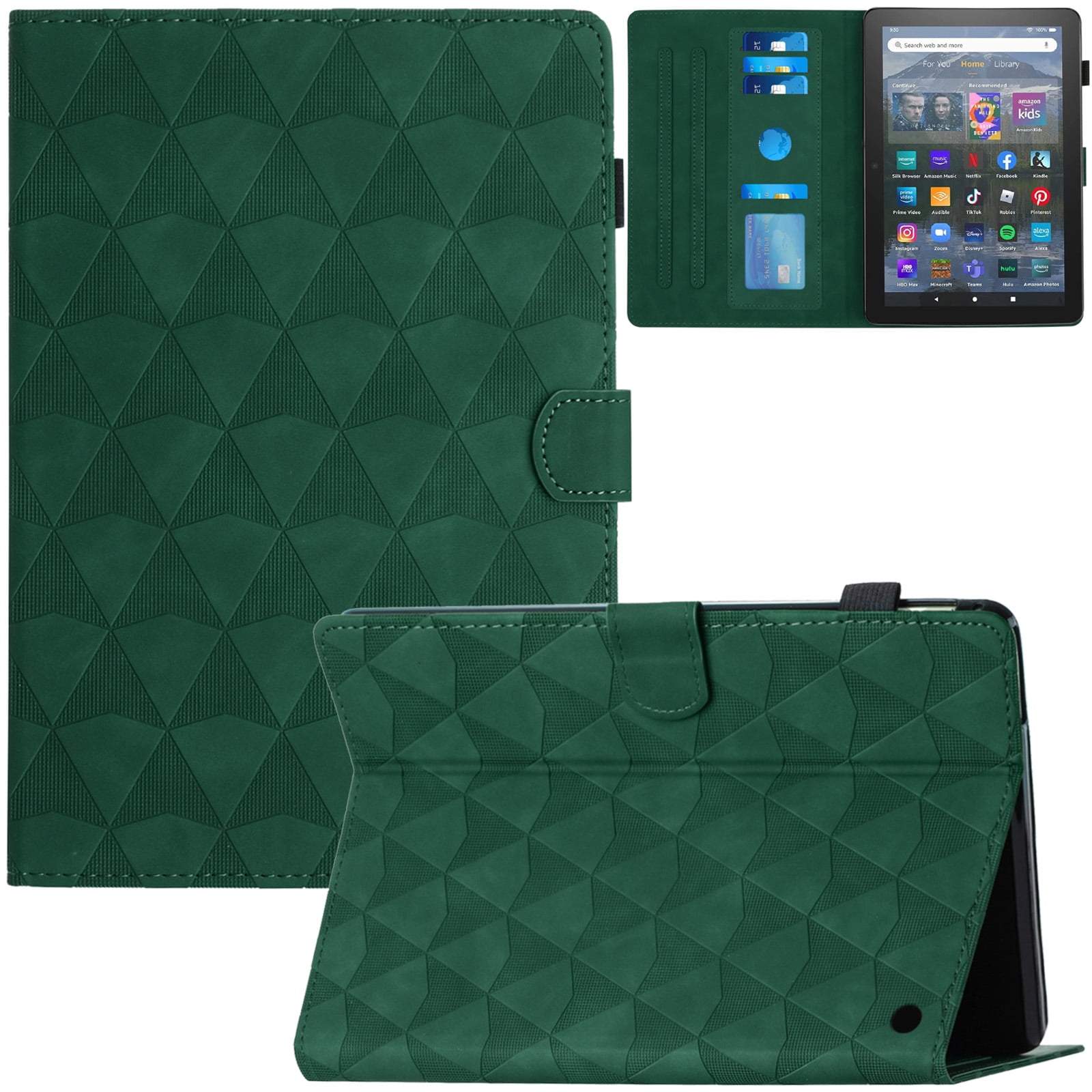 Artyond Case for Fire HD 8/Fire HD8 Plus 2022/2020, PU Leather Folio ...