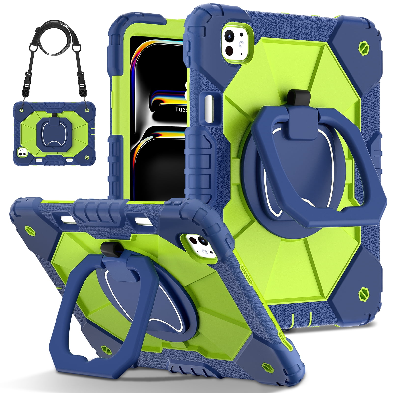 Artyond Case For 2024 iPad Pro 11 Inch, Rugged Shockproof 360 Degree ...