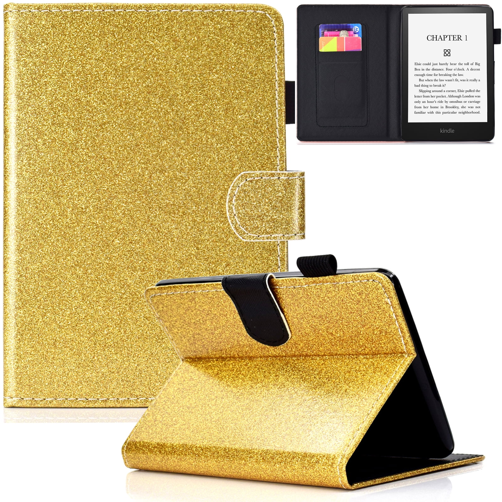 Artyond Case for Kindle Paperwhite 2021,PU Leather Card Slots Folio ...