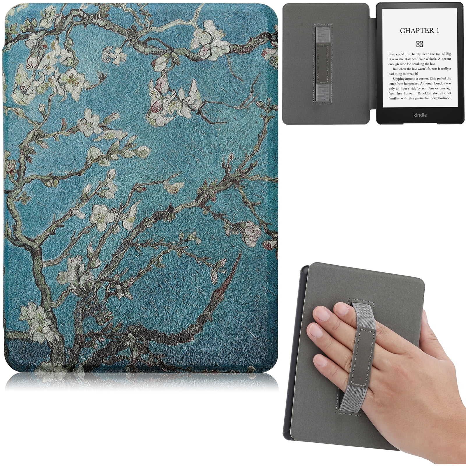 Artyond Case for Kindle Paperwhite 2021, PU Leather Hand Strap with ...