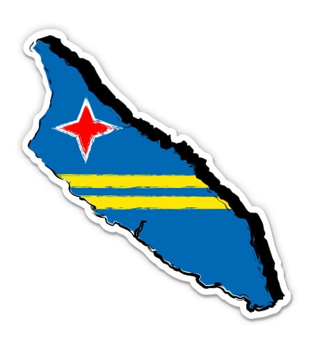 Aruba - 12" Vinyl Sticker Waterproof Decal - Walmart.com