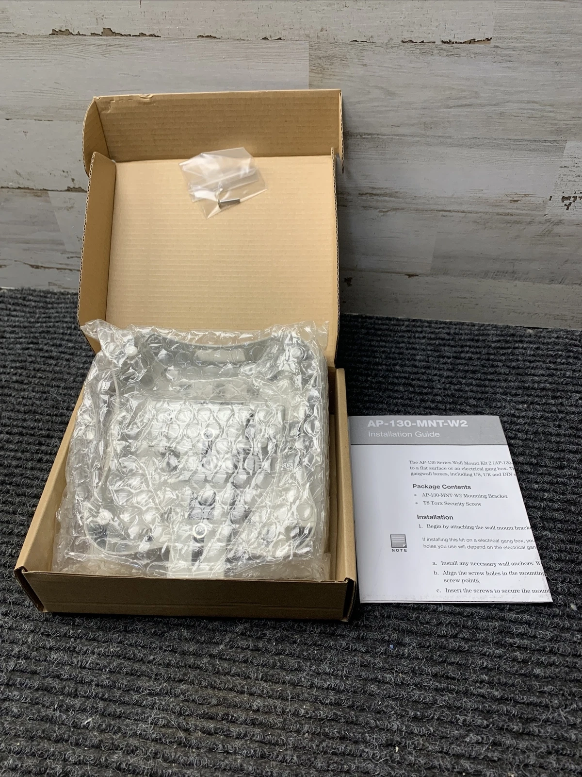 Aruba Ap-130-Mnt-W2 Wall Mount Bracket Kit 10 Units Never - Walmart.com