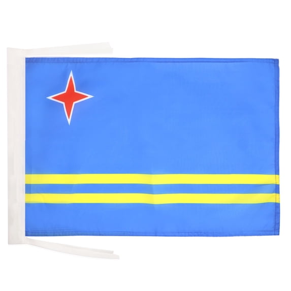Aruba Flag 18'' x 12'' cords - Walmart.com