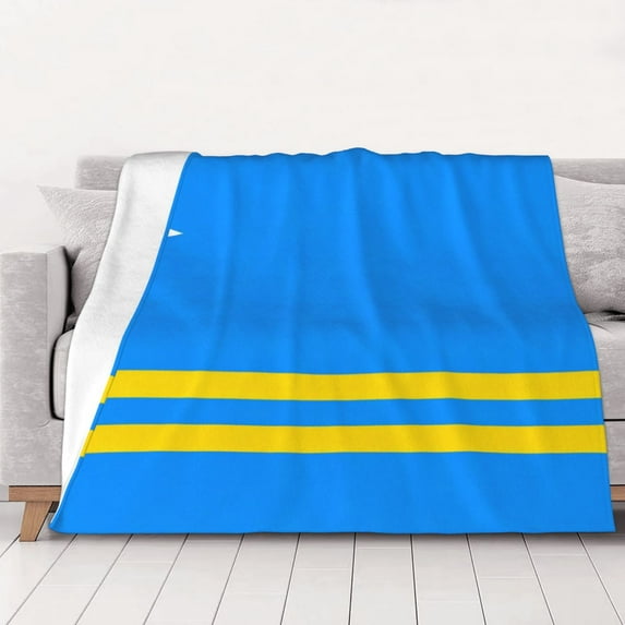Aruba Flag Throw Blanket Warm Camping Outdoor Light Weight Cozy Blanket ...