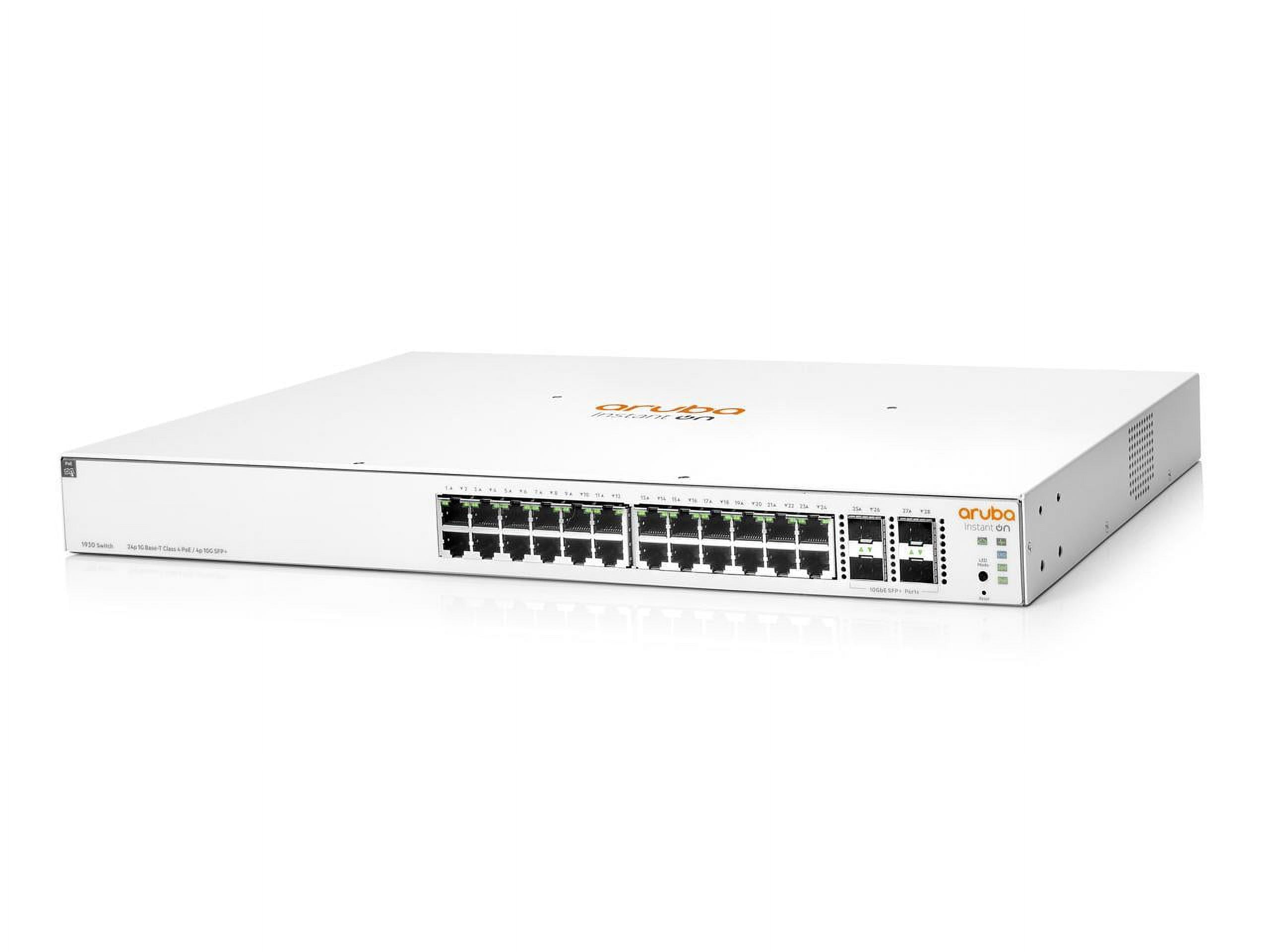 Aruba Instant On 1930 24G Class4 PoE 4SFP/SFP+ 195W Switch - 24 Ports ...