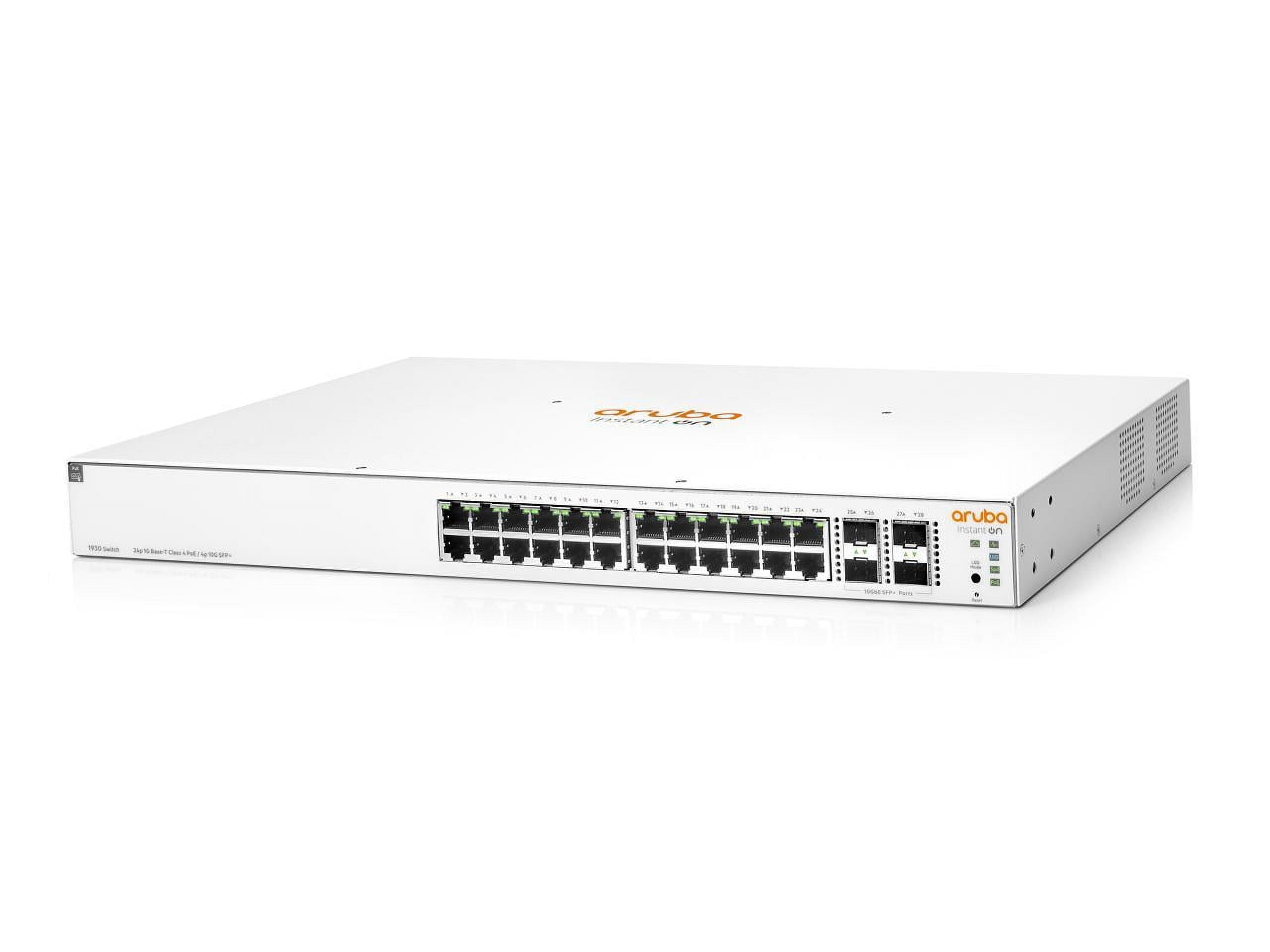 Aruba Instant On 1930 24G Class4 PoE 4SFP/SFP+ 370W Switch - 24 Ports ...
