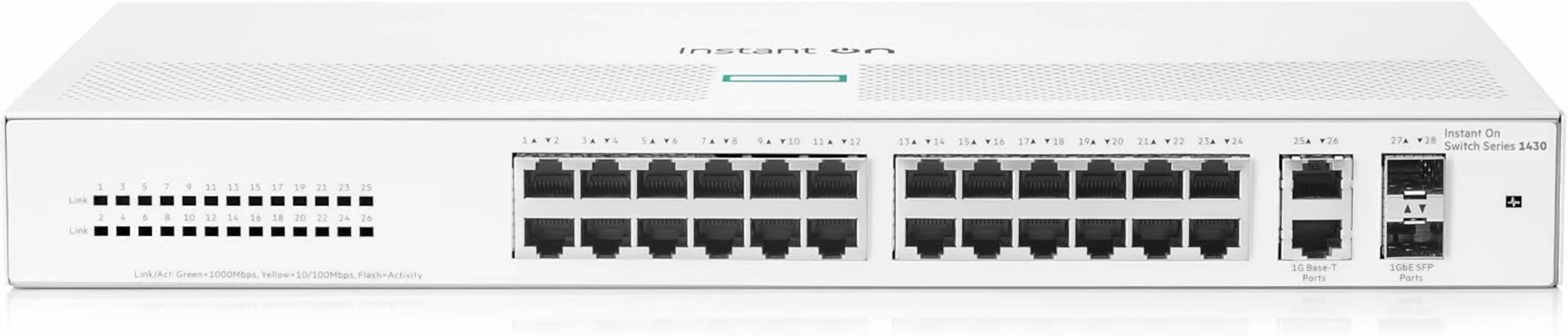 HPE Networking Instant On 1430 26-Port Gb Unmanaged Switch | 26x 1G ...