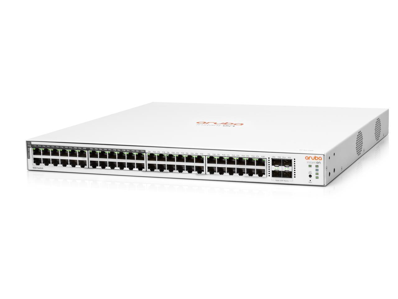 Aruba Instant On 1830 48G 24p Class4 PoE 4SFP 370W Switch - 48 Ports ...