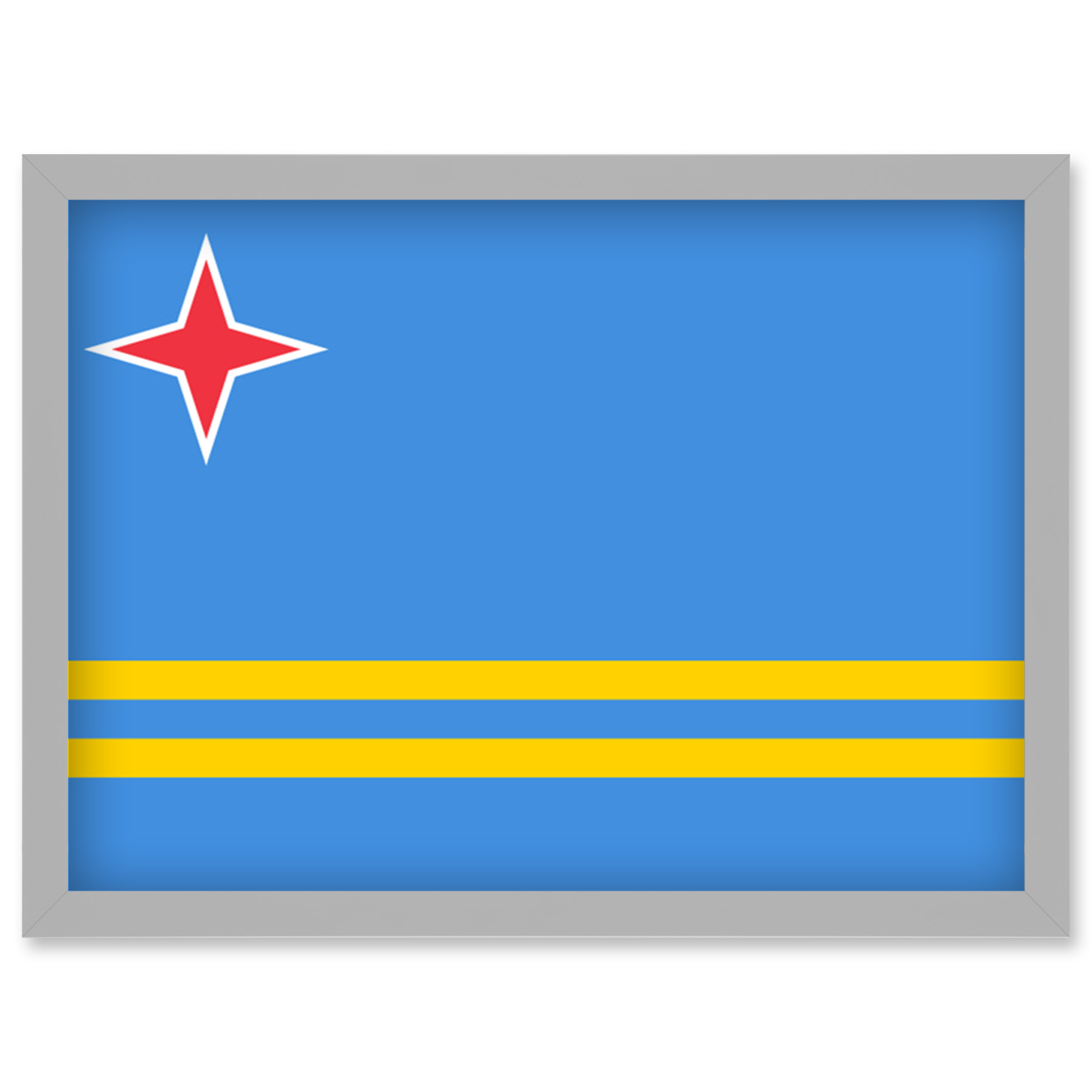 Aruba National Flag Patriotic Vexillology World Flags Country Region ...