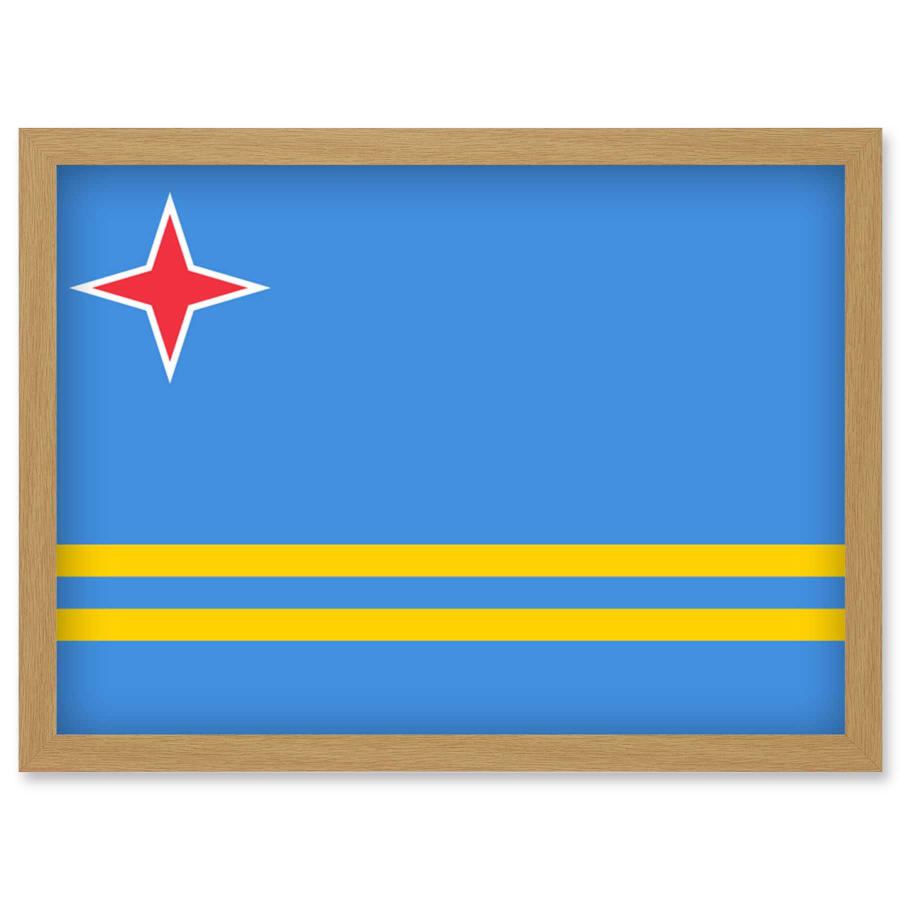 Aruba National Flag Patriotic Vexillology World Flags Country Region ...