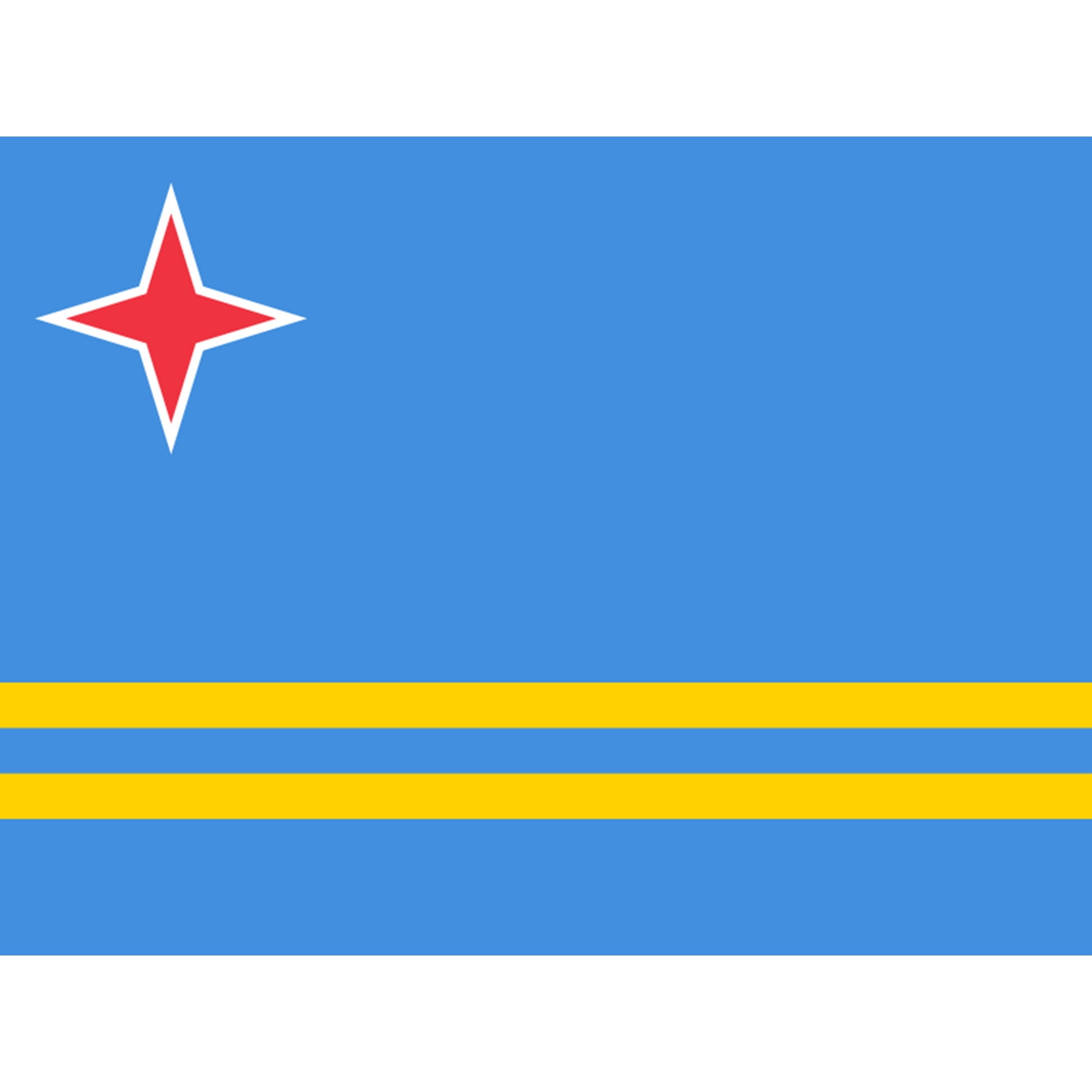 Aruba National Flag Patriotic Vexillology World Flags Country Region ...