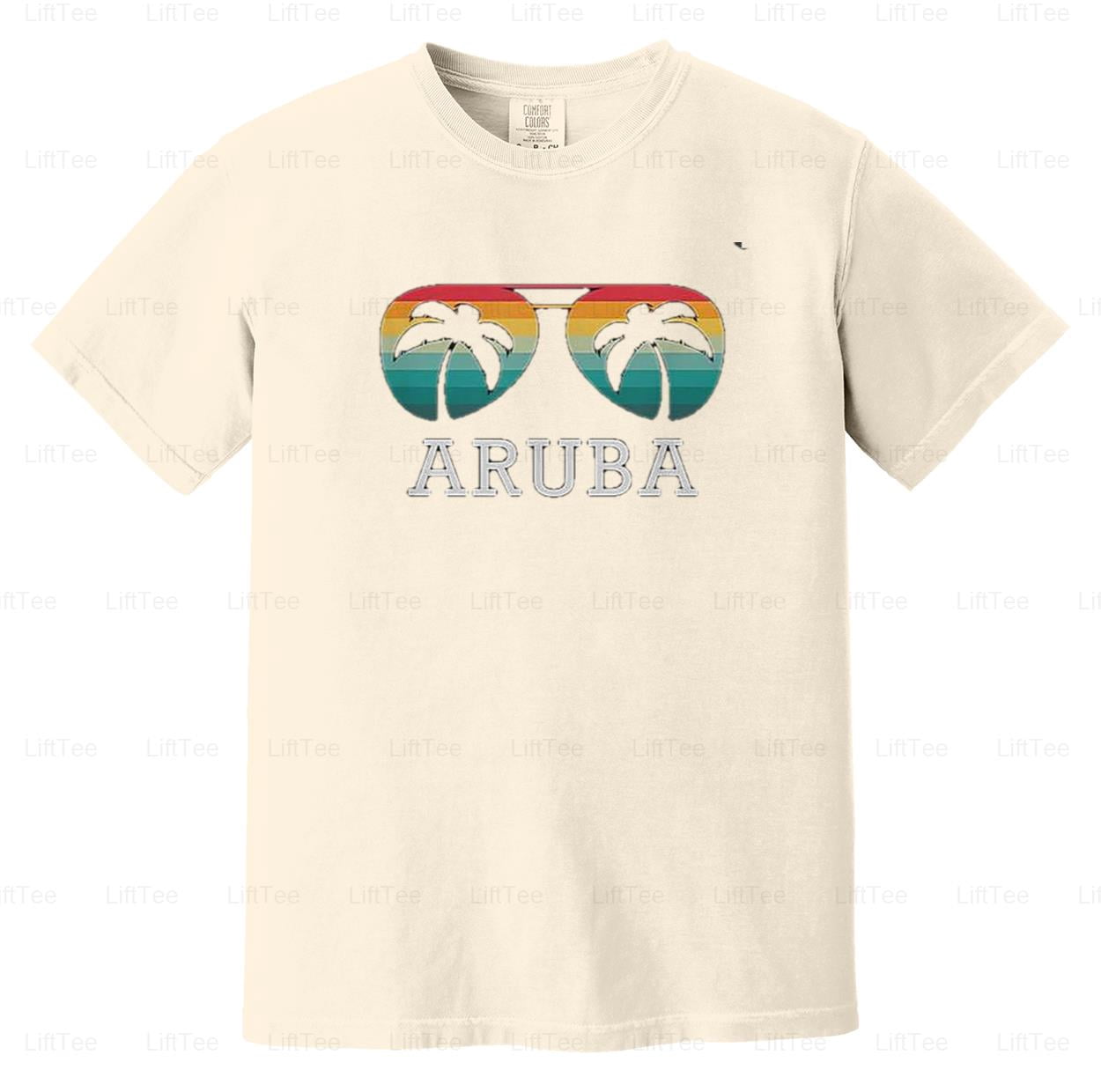 Aruba Souvenir Retro Sunset Trip Summer Vacation Caribbean Island Beach ...