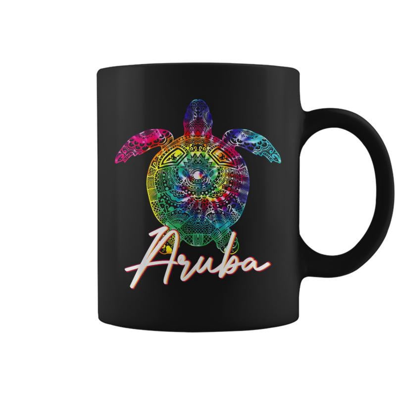 Aruba Tie Dye Sea Turtle Matching Family Vacation Coffee Mugs - Walmart.com