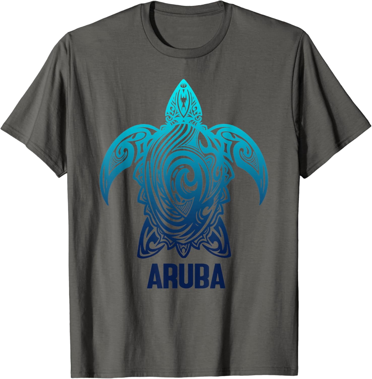 Aruba Tribal Sea Turtle Surf Scuba Diving T-Shirt - Walmart.com