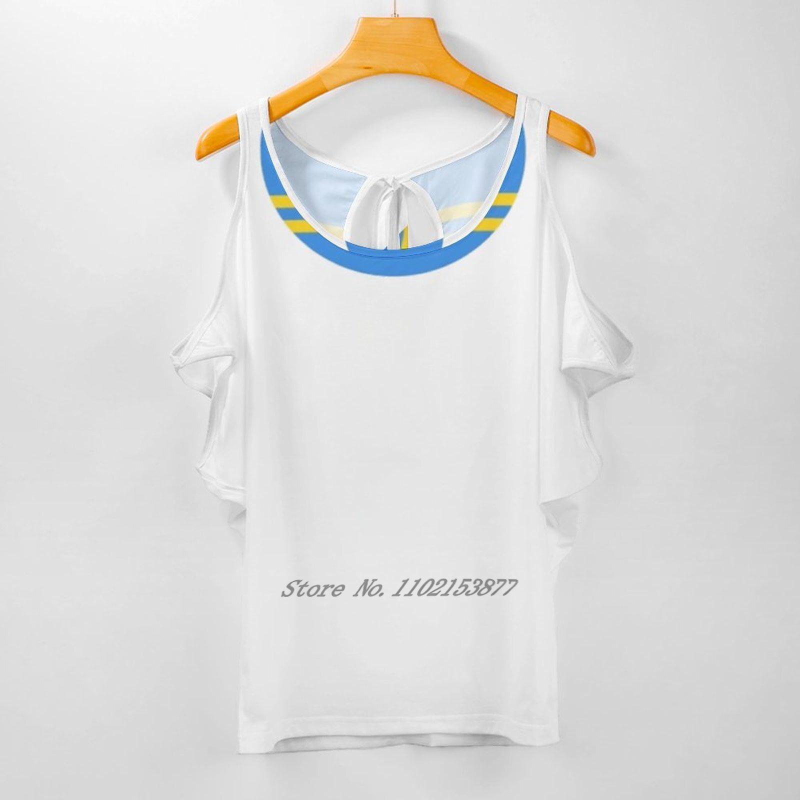 Aruba Women V Neck T-Shirt Casual Sexy T Shirts Hollow Out Zipper ...