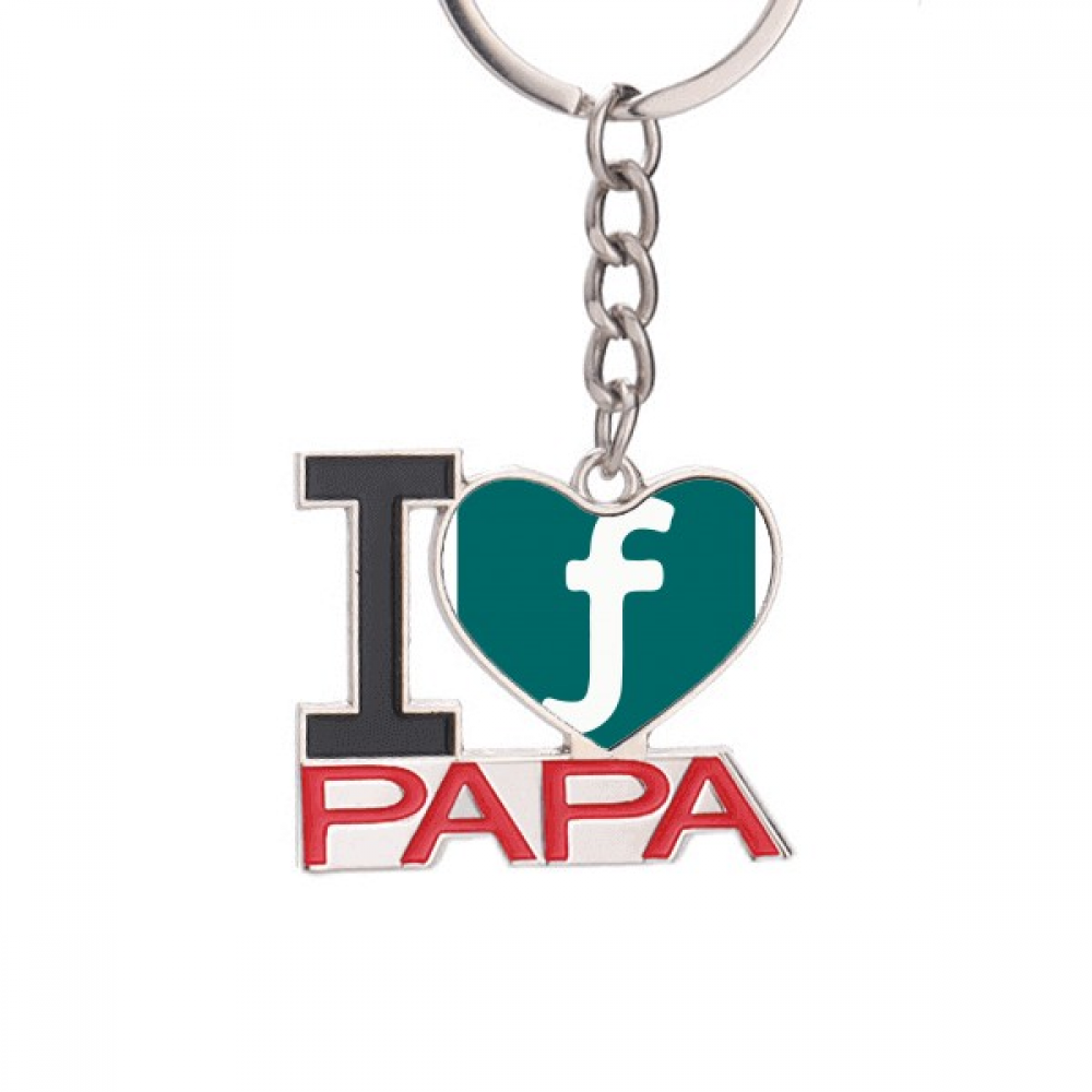 Aruban Currency Symbol Florin AWG Keychain Metal Keyring Holder Love ...