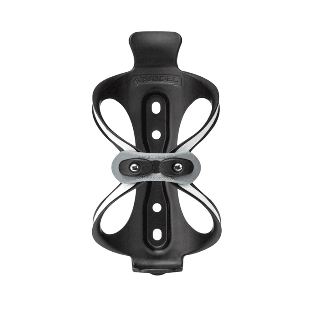 Arundel Bando Bottle Cage Adjustable Silicone Bands Black White ...