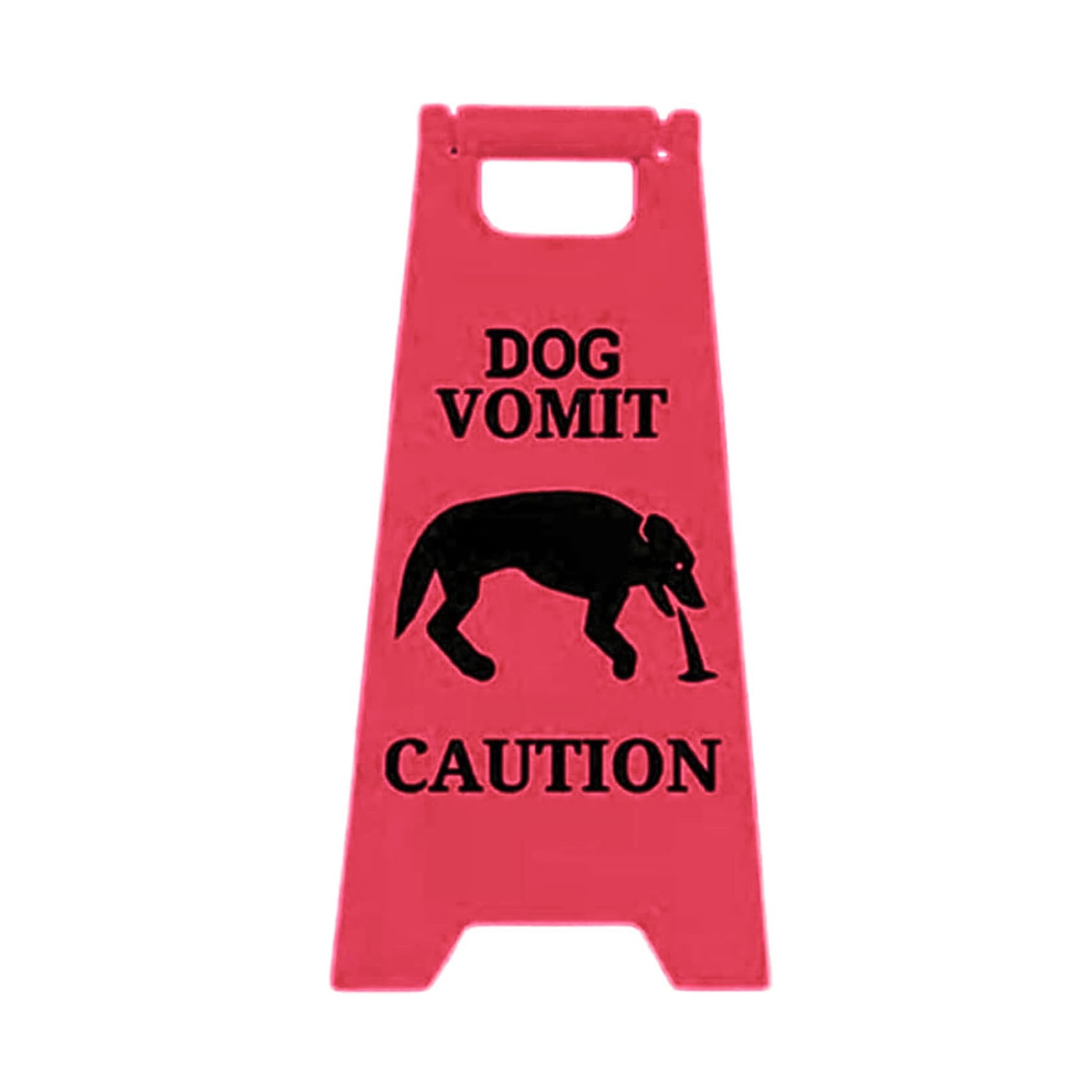 Aruwei 1Pc/2Pcs Cat Vomit Sign 3D Printed Caution Vomit Warning Sign ...