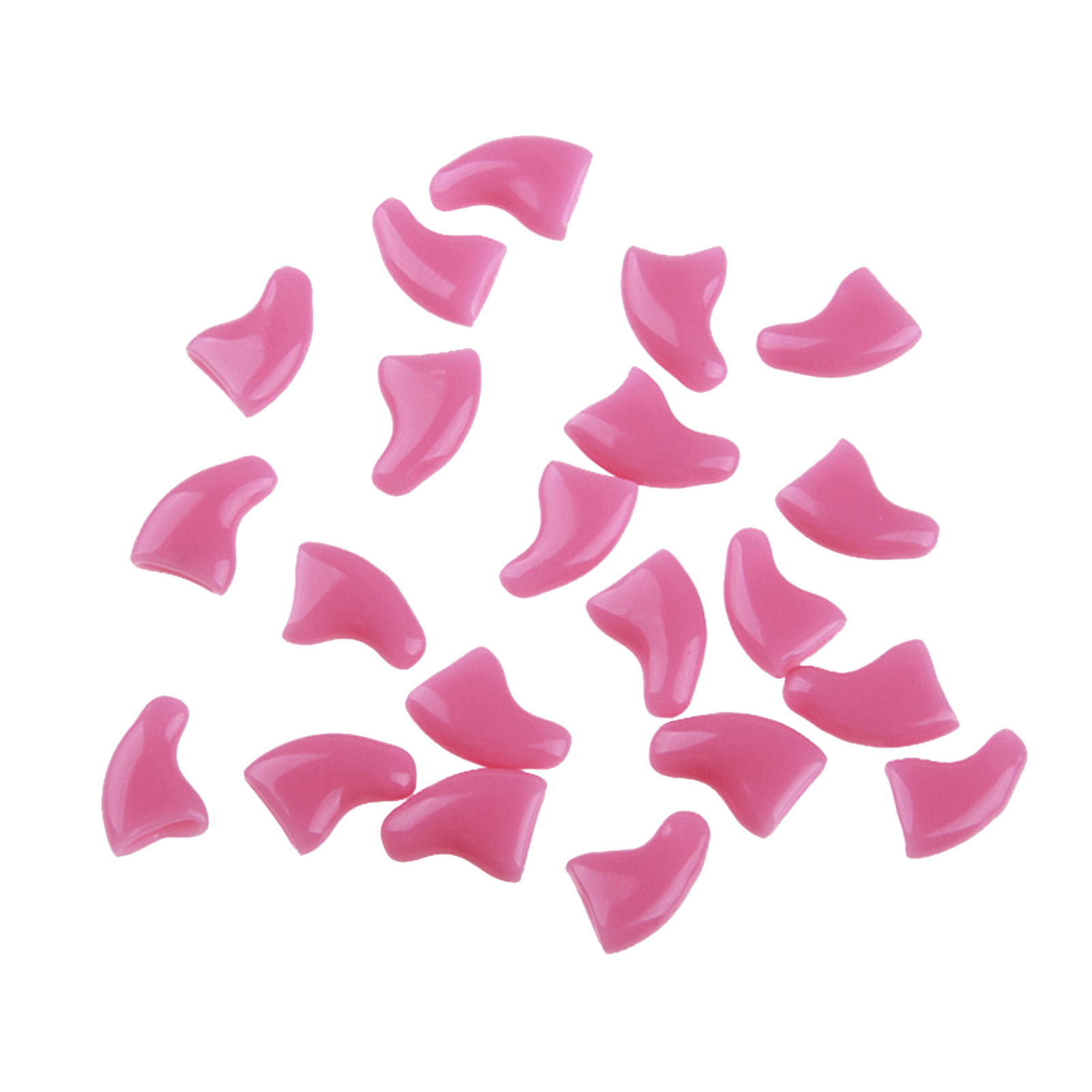 Aruwei 20 Pcs Pet Nail Caps with Adhesive – Fashionable Claw Covers for ...