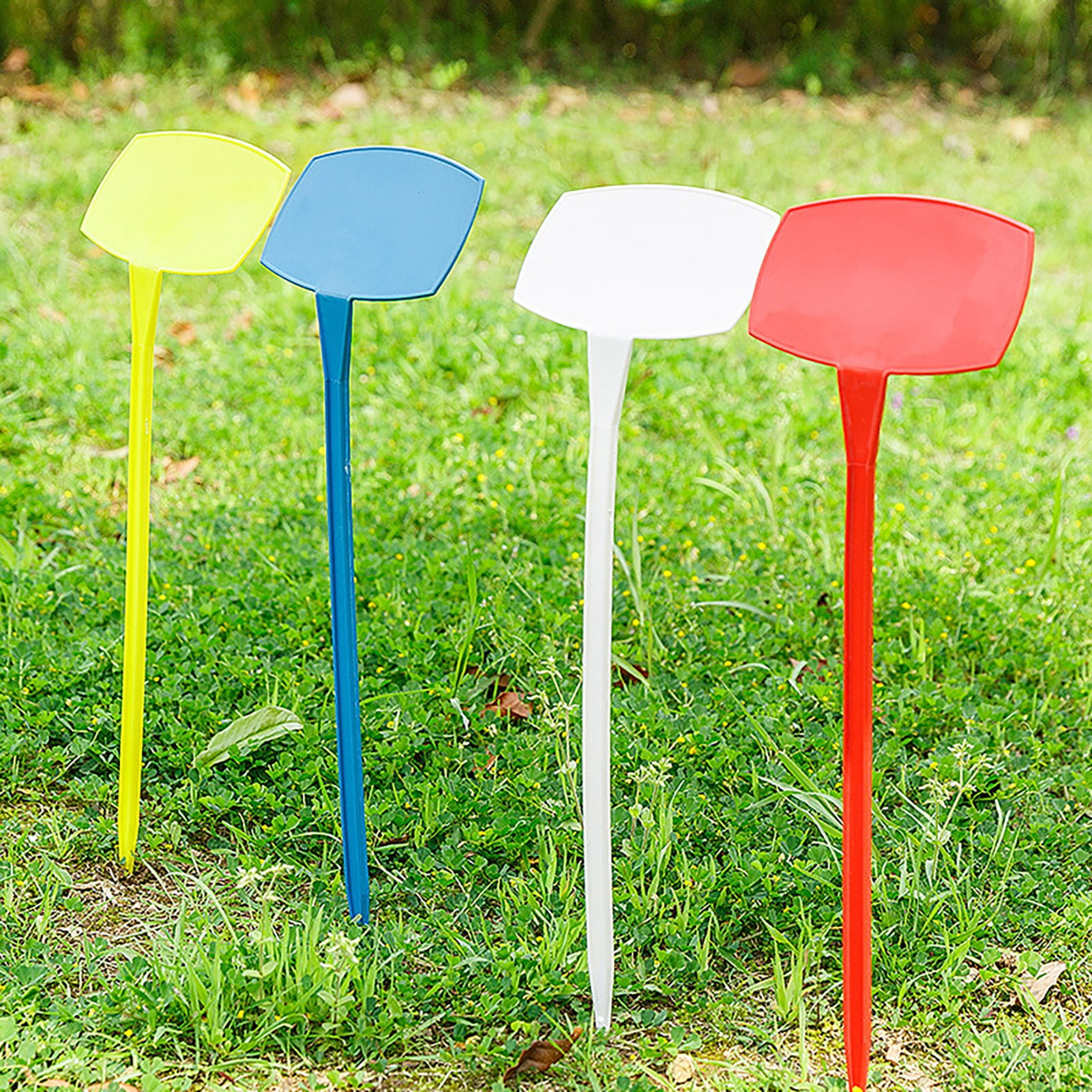 Aruwei 5 Pcs Plant Tags Reusable Plastic T Shape Plant Labels Plant ...