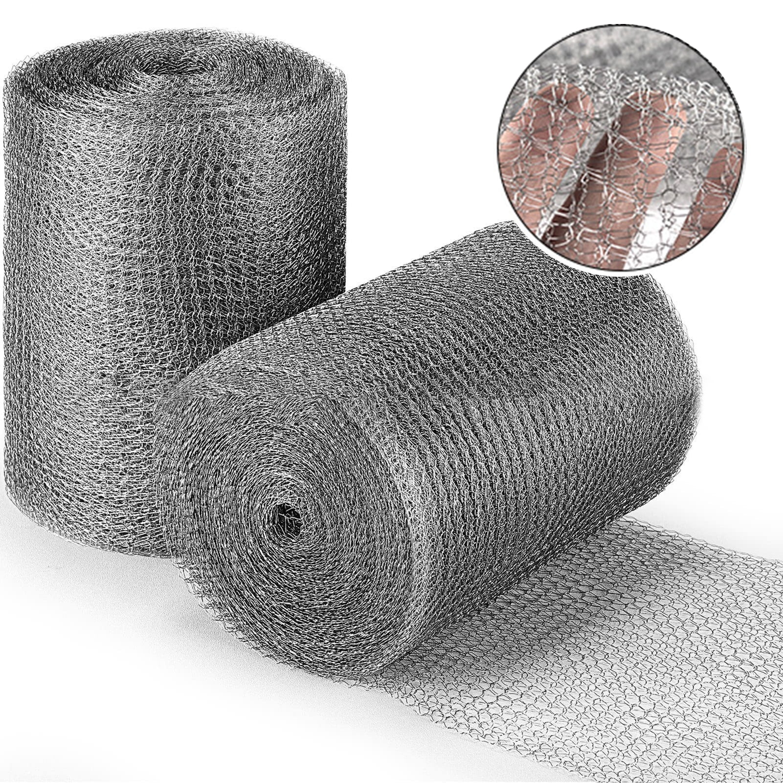 Aruwei Anti-Rat Stainless Steel Mesh Double Layered Mesh Trap Rodent ...