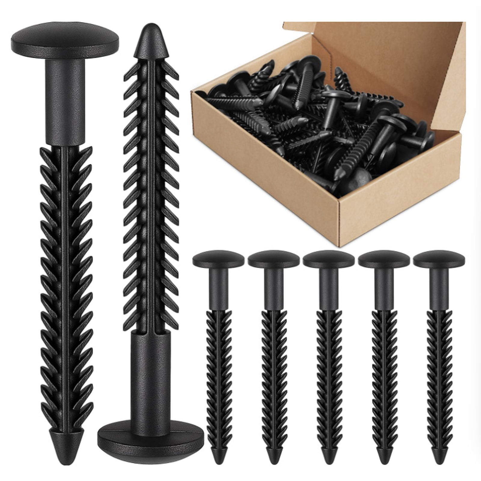 Aruwei Bolts Screw 18/36/50Pcs Vinyl Shutter Fasteners Shutter Spikes ...