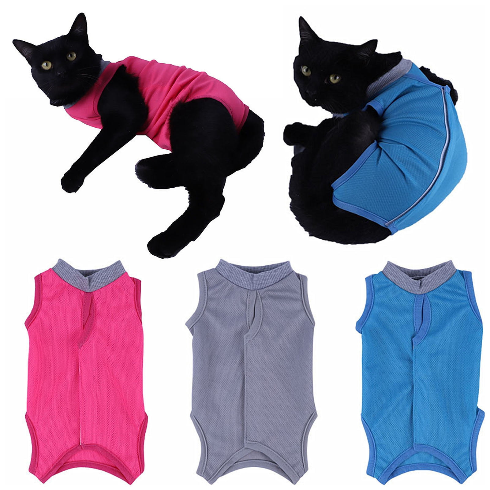 Aruwei Cat Neutering Suit Comfortable Recovery Suit Adjustable Post ...