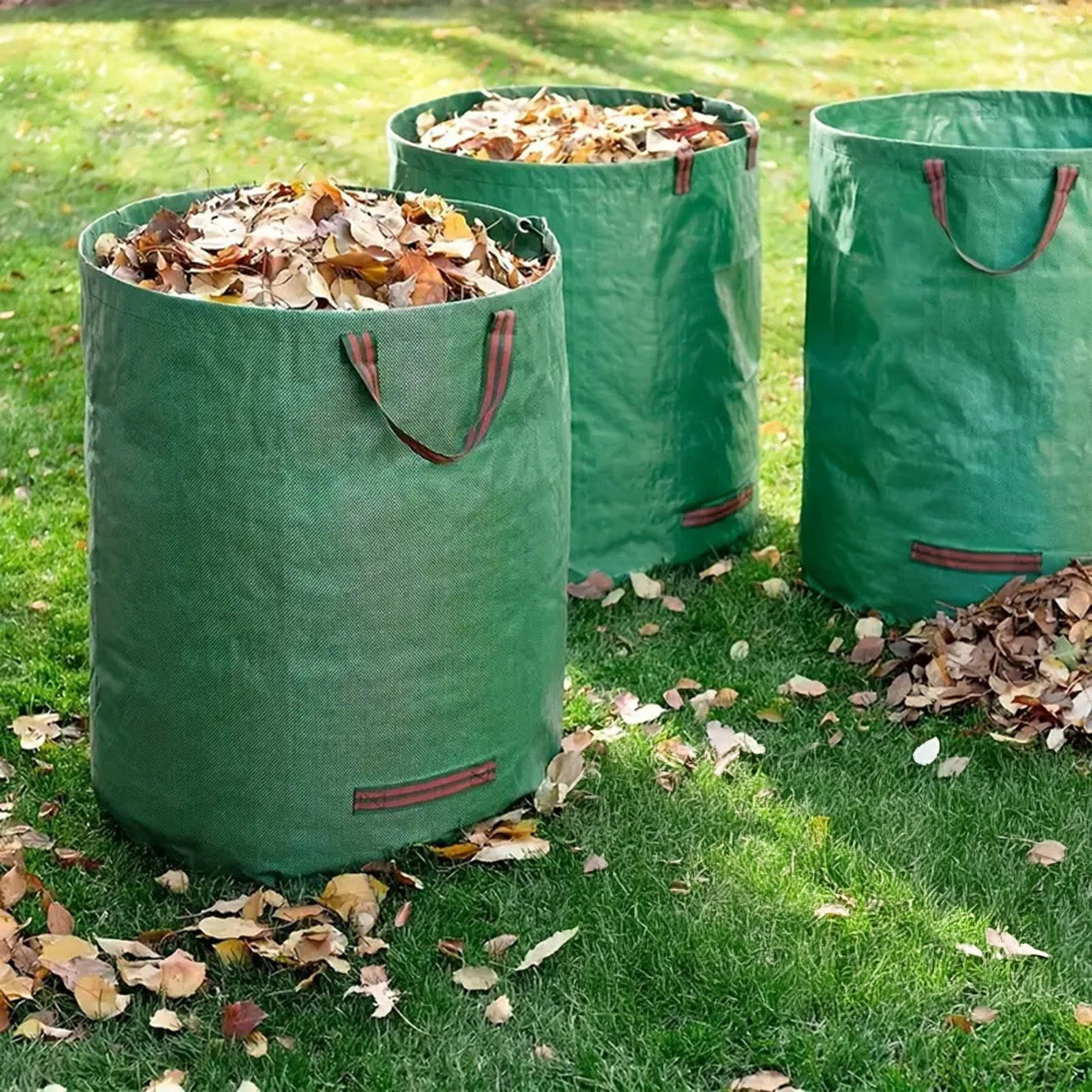 Aruwei Garden Garbage Bag Waterproof Leaf Sack Large Capacity Reusable ...