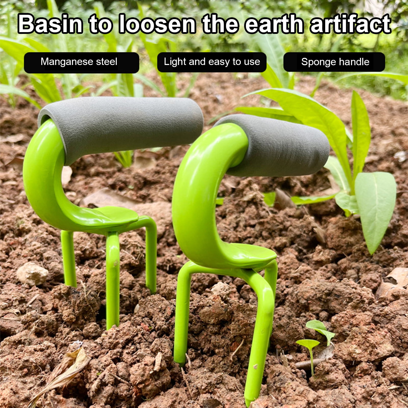 Aruwei Garden Twist Cultivator Easy Assembly Steel Hand Tiller Lawn ...