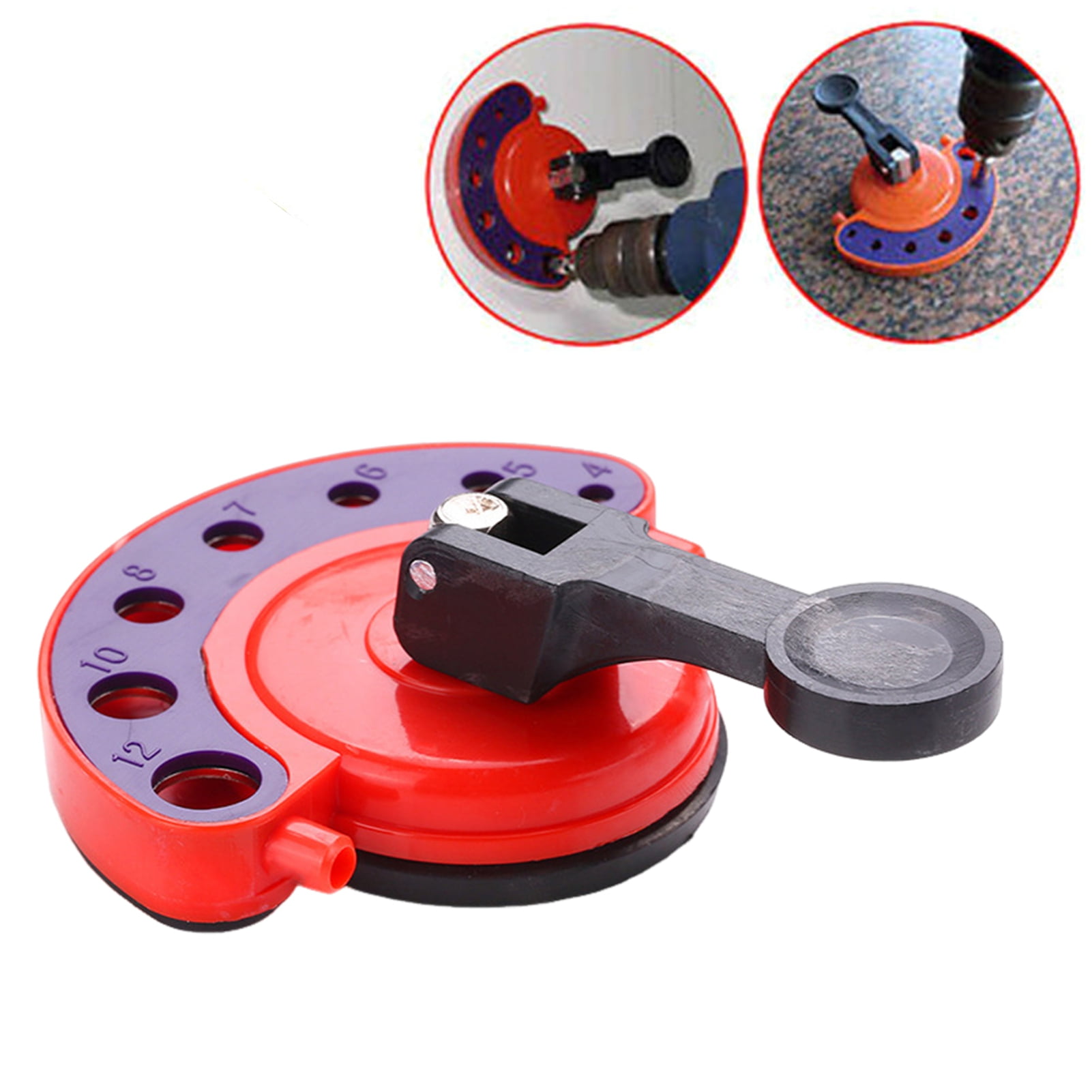 Aruwei Hole Drill Locator Adjustable Hole Saw Drill Bit Positioner ...