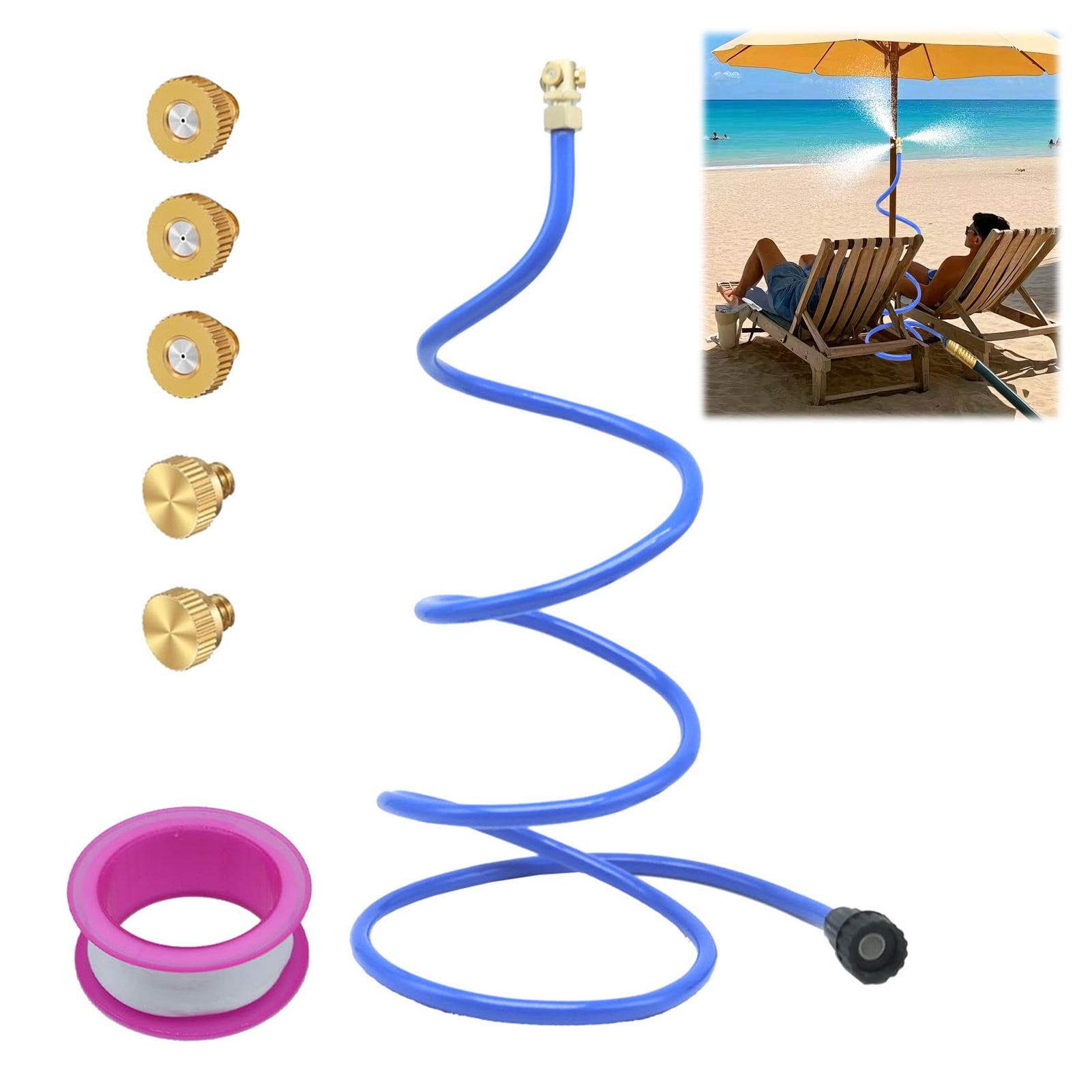 Aruwei Hose Mister for Outside Flexible Misting System Cooling Mister ...