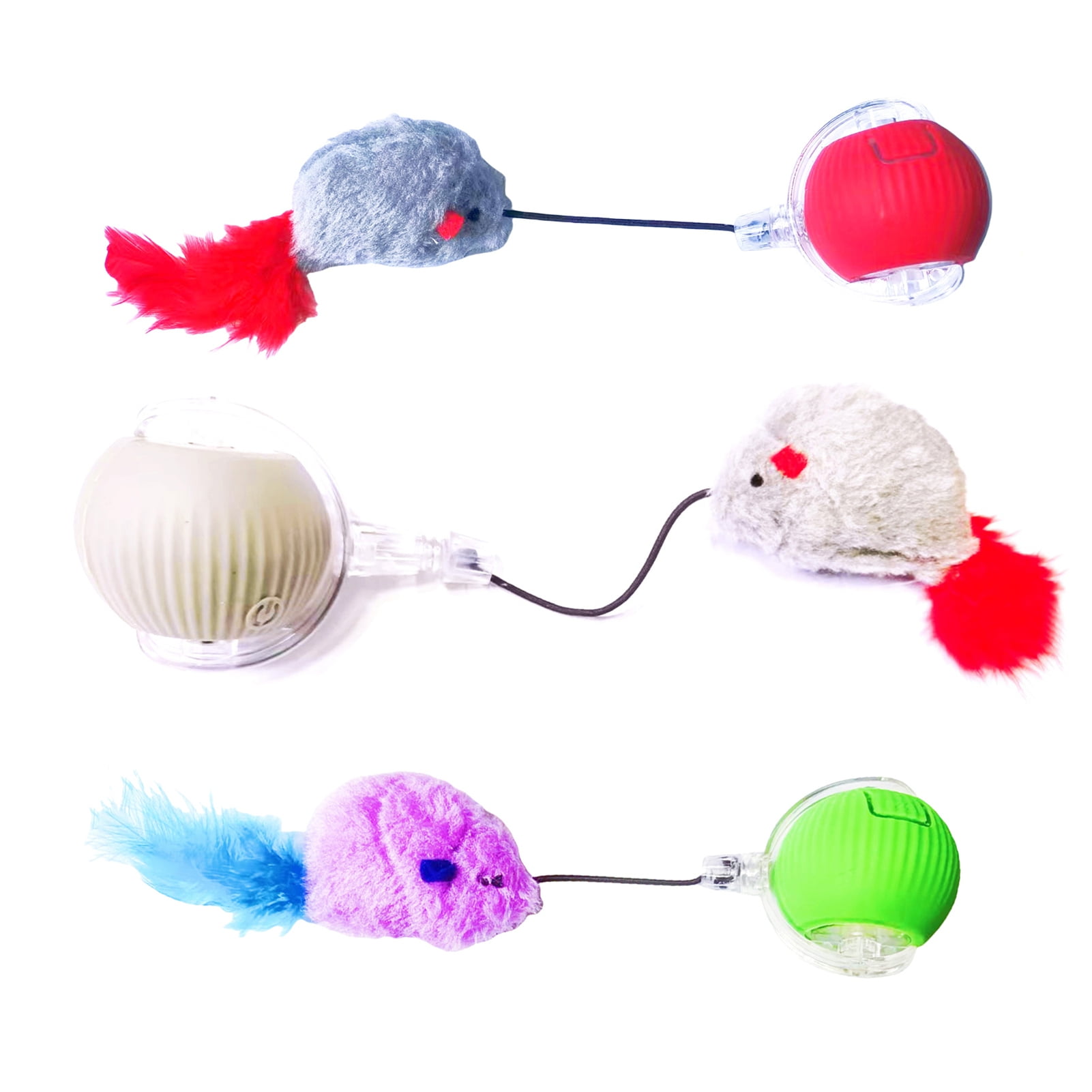 Aruwei Interactive Rolling Ball Cat Toy Electric Self-Moving Ball Toy ...