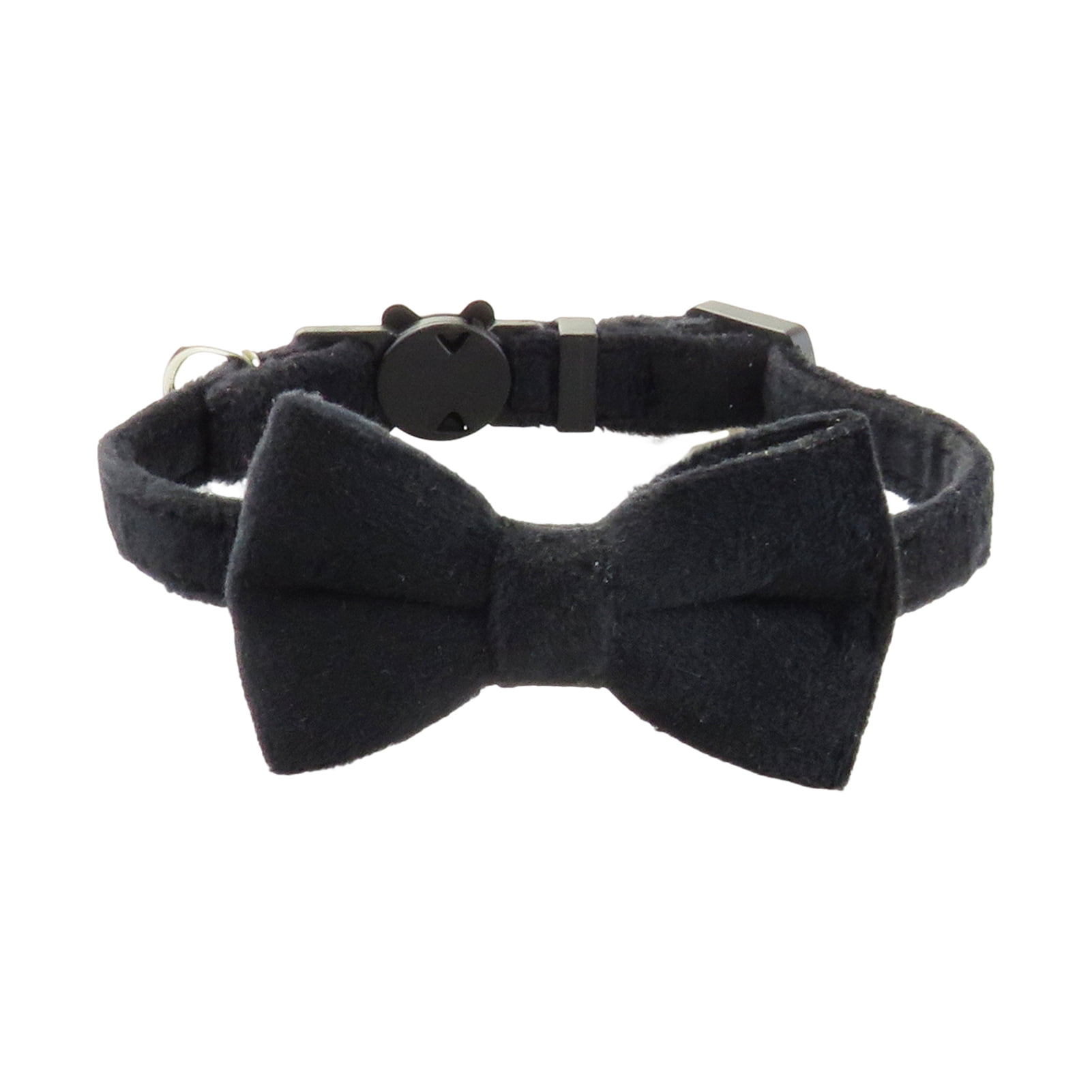 Aruwei Pet Collar with Copper Bell - Comfortable Flannel Bow Design ...