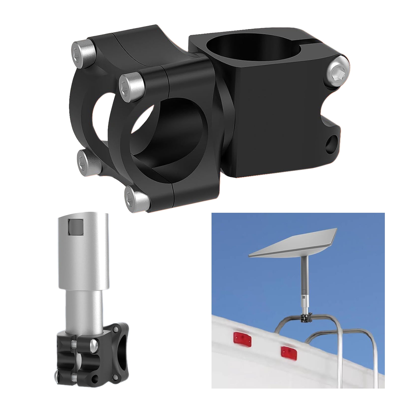 Aruwei Support Rod RV Ladder Mount for Starlink V2 200lbs Load-Bearing ...