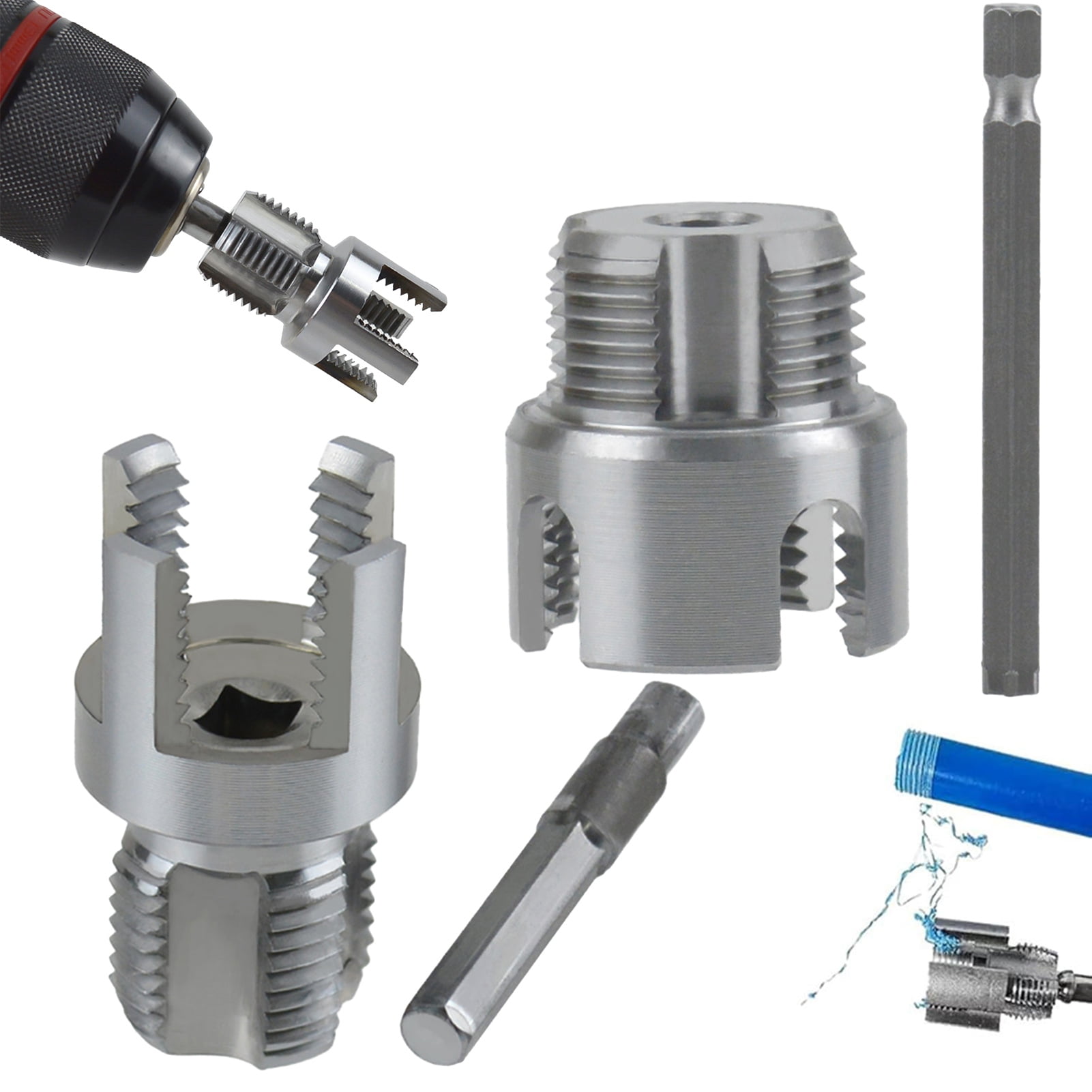 Aruwei Thread Cutter Integrated Internal External Pipe Threading Tool ...