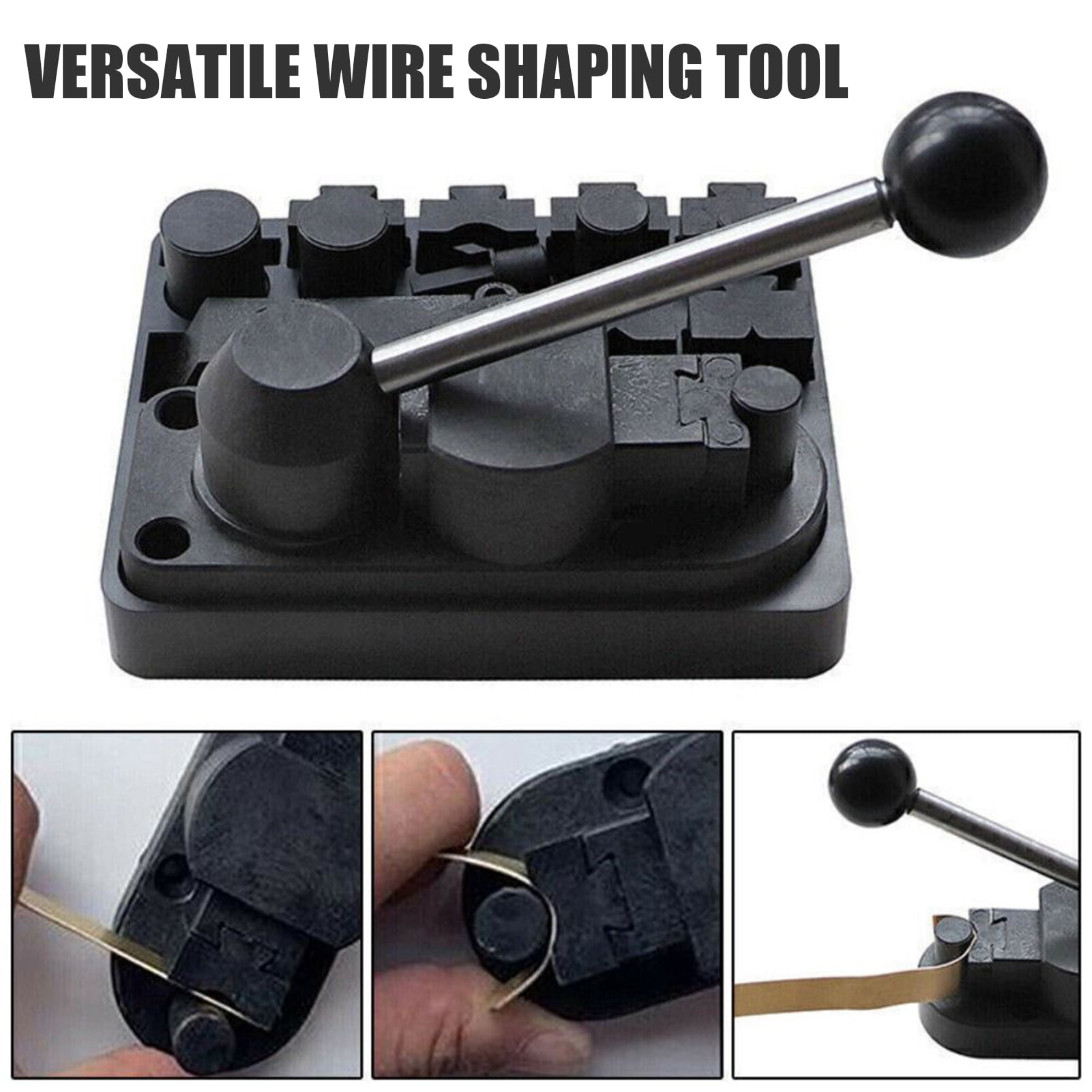 Aruwei Wire Bender Metal Wire Bending Jig Set with Adjustable Dies Easy ...