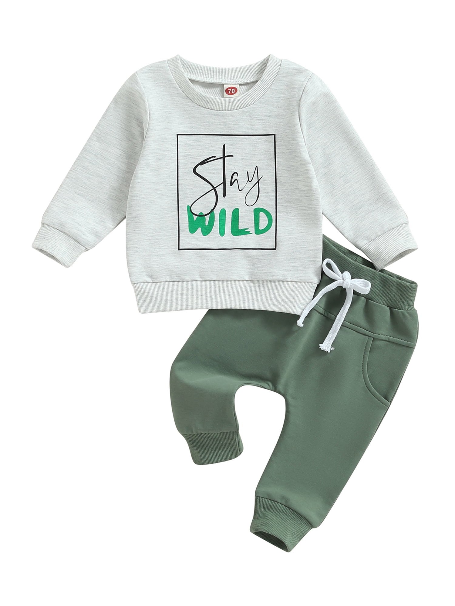 Arvbitana 6M 12M 18M 24M 2T 3T Infant Baby Boys Fall Clothes Set Long ...