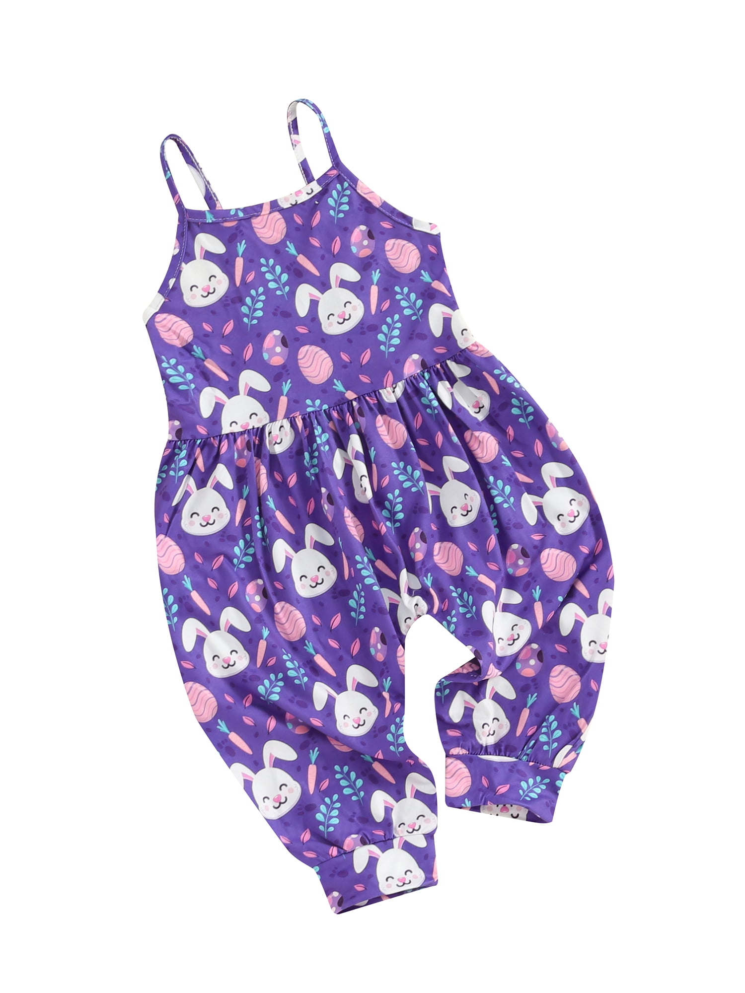 Arvbitana Little Girls Easter Overalls 1T 2T 3T 4T 5T 6T Sleeveless ...