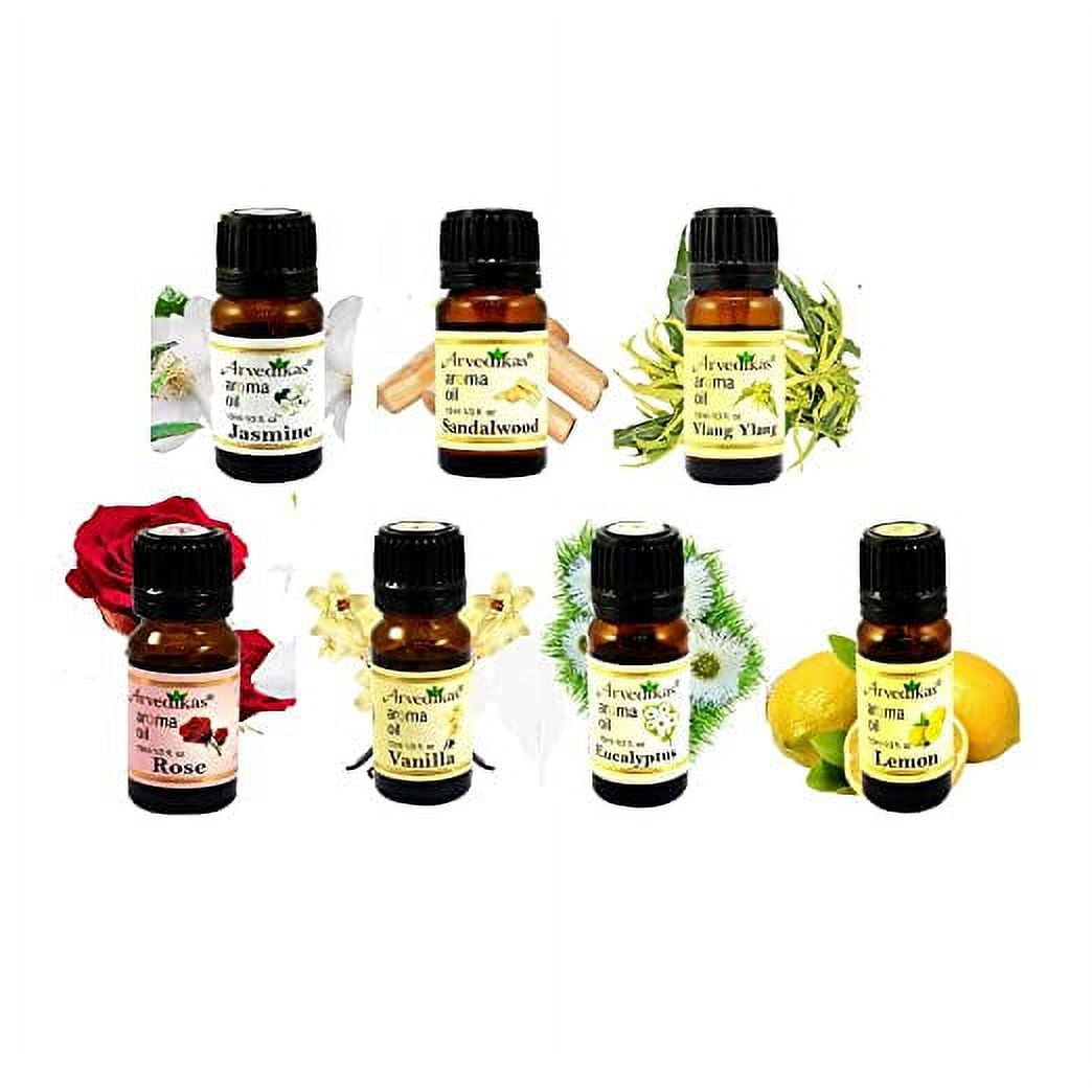 Arvedikas Set of 7 Aroma Oil / Premium Scented Oil / Home Fragrance Oil ...
