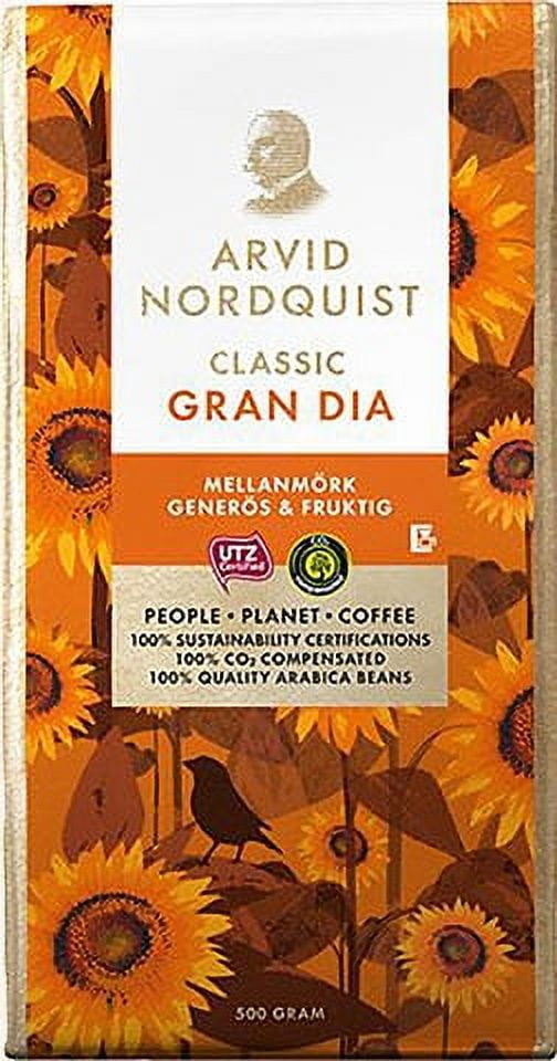 Arvid Nordquist Classic Gran Dia Ground Coffee 17.6 oz. - Walmart.com